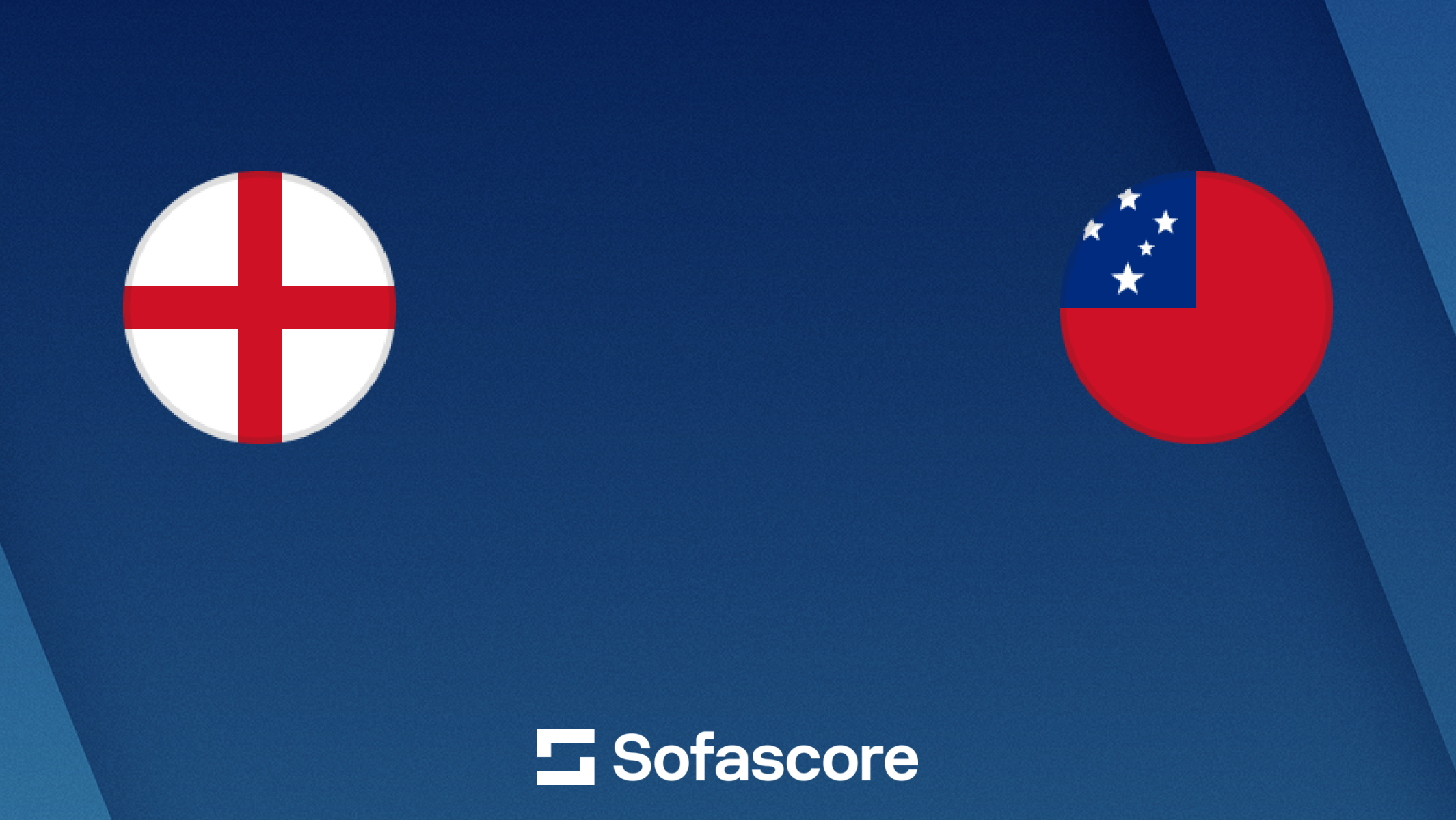 England Samoa live score, video stream and H2H results - Sofascore
