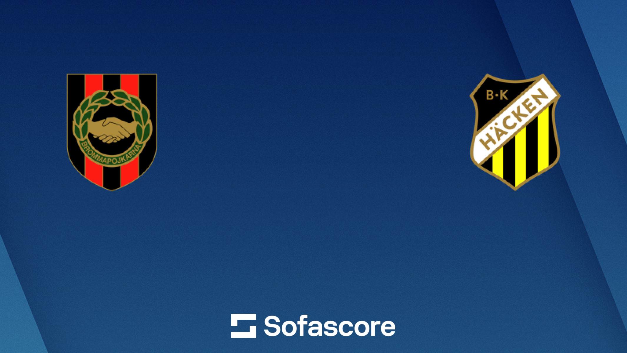 IF Brommapojkarna vs BK Häcken FF live score, H2H and lineups | Sofascore