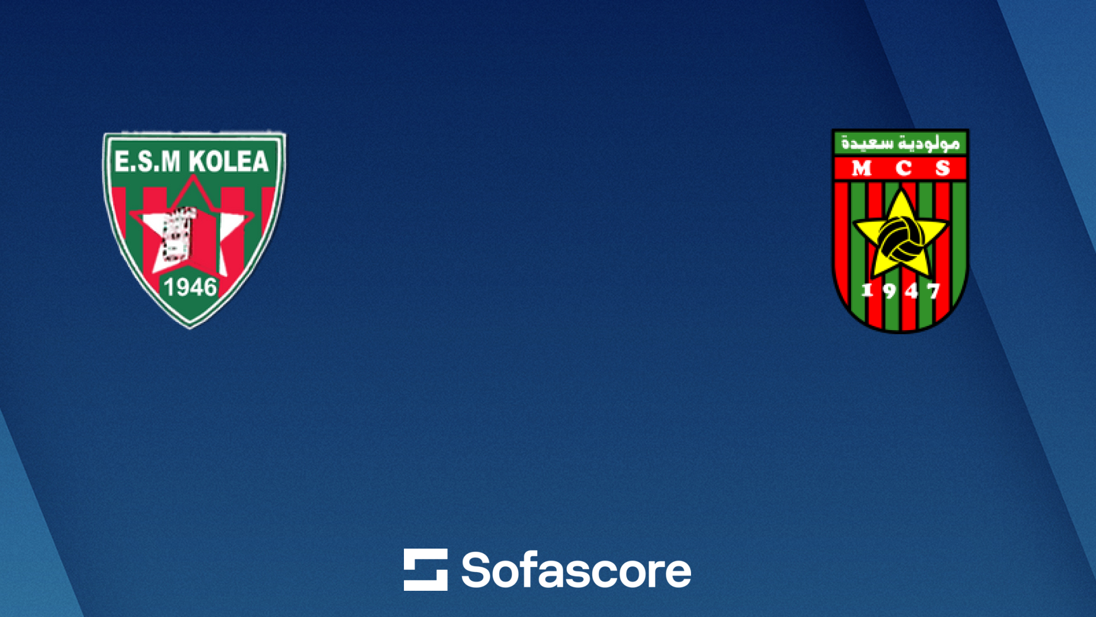 ESM Kolea vs MC Saida live score, H2H and lineups | Sofascore