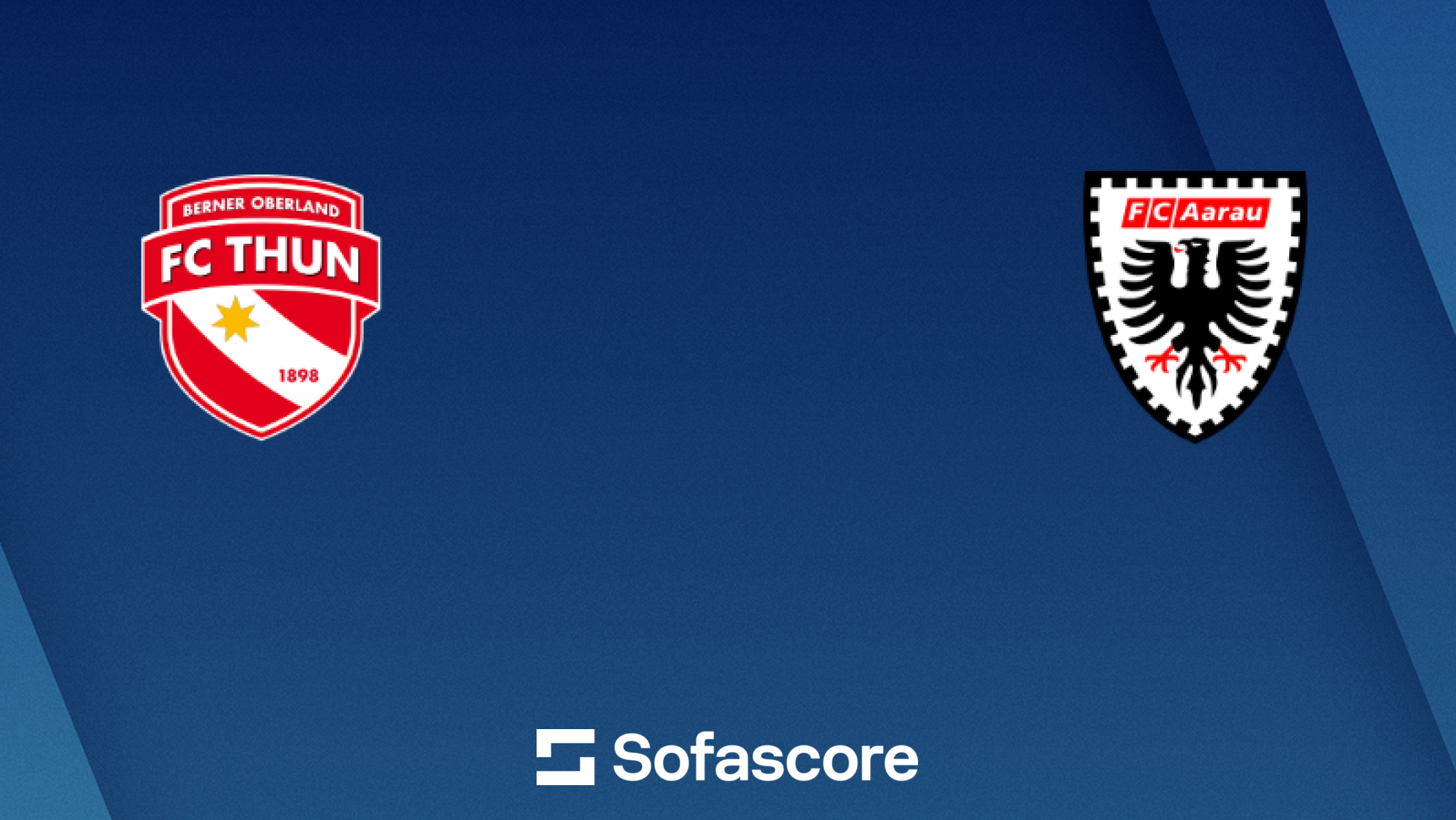 FC Thun vs FC Aarau live score, H2H and lineups | Sofascore