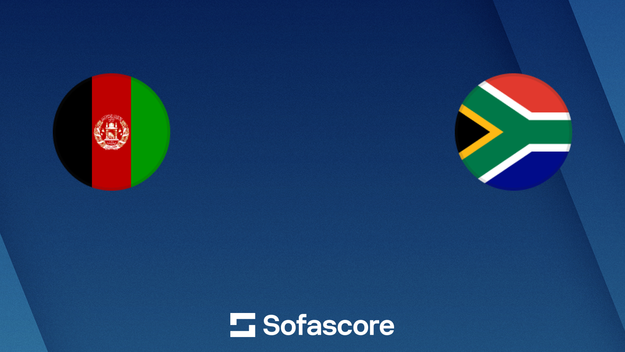 AFG vs SA Live scores, Scorecard & H2H | Sofascore