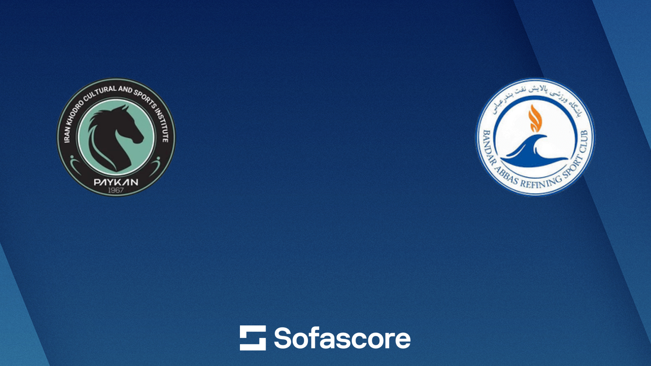 Paykan - Palayesh Naft Bandar Abbas FC scores en direct, face-à-face et compositions | Sofascore