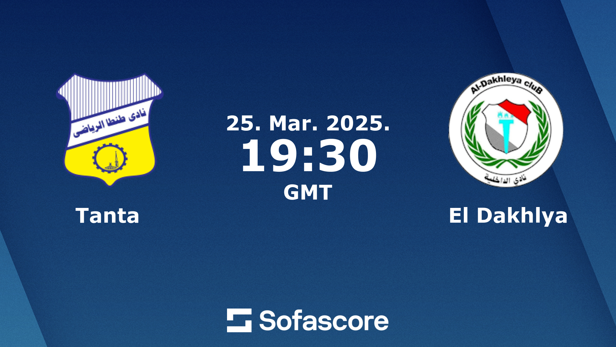 Tanta vs El Dakhlya live score H2H and lineups Sofascore