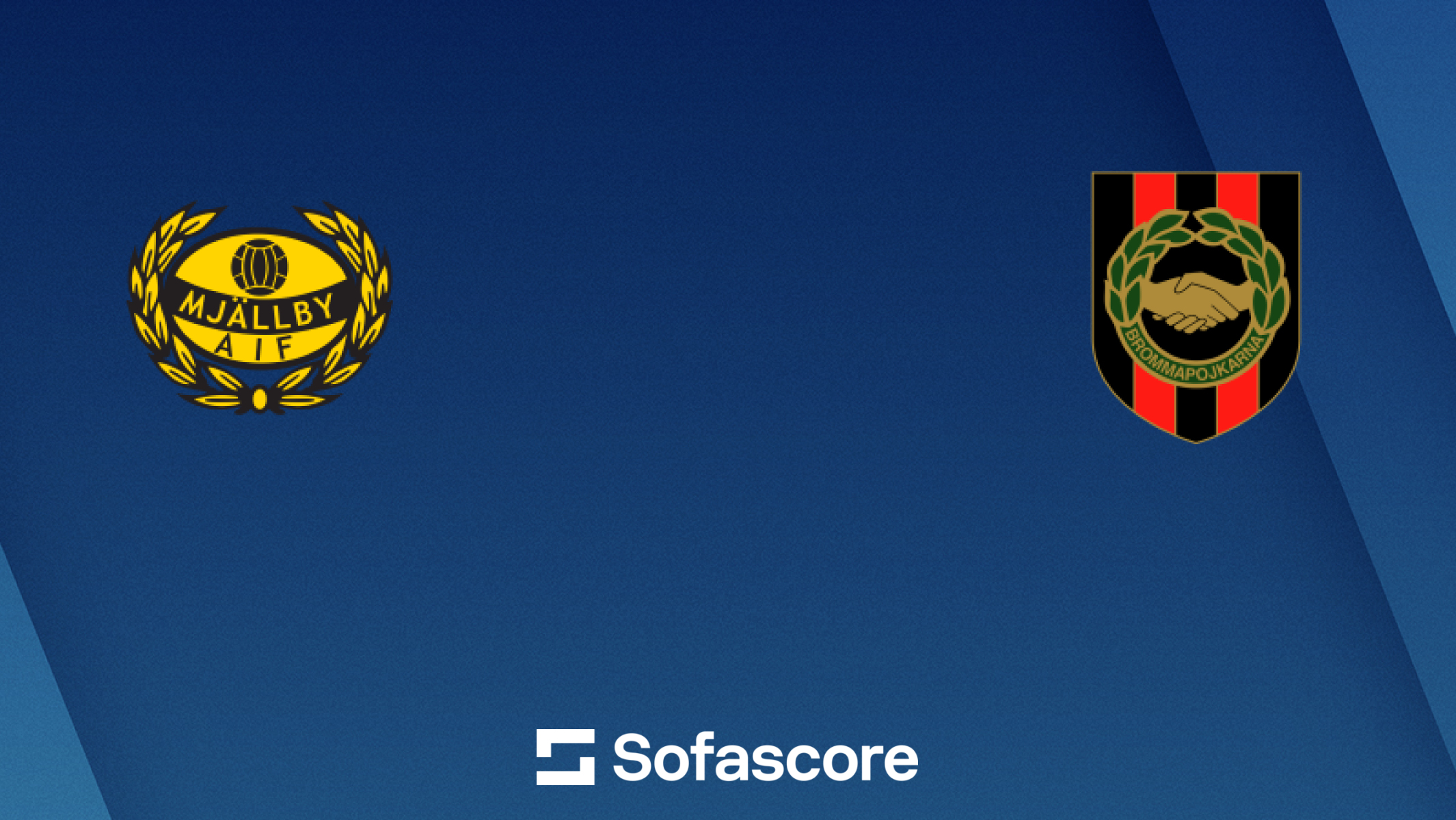 Mjällby AIF vs IF Brommapojkarna live score, H2H and lineups | Sofascore