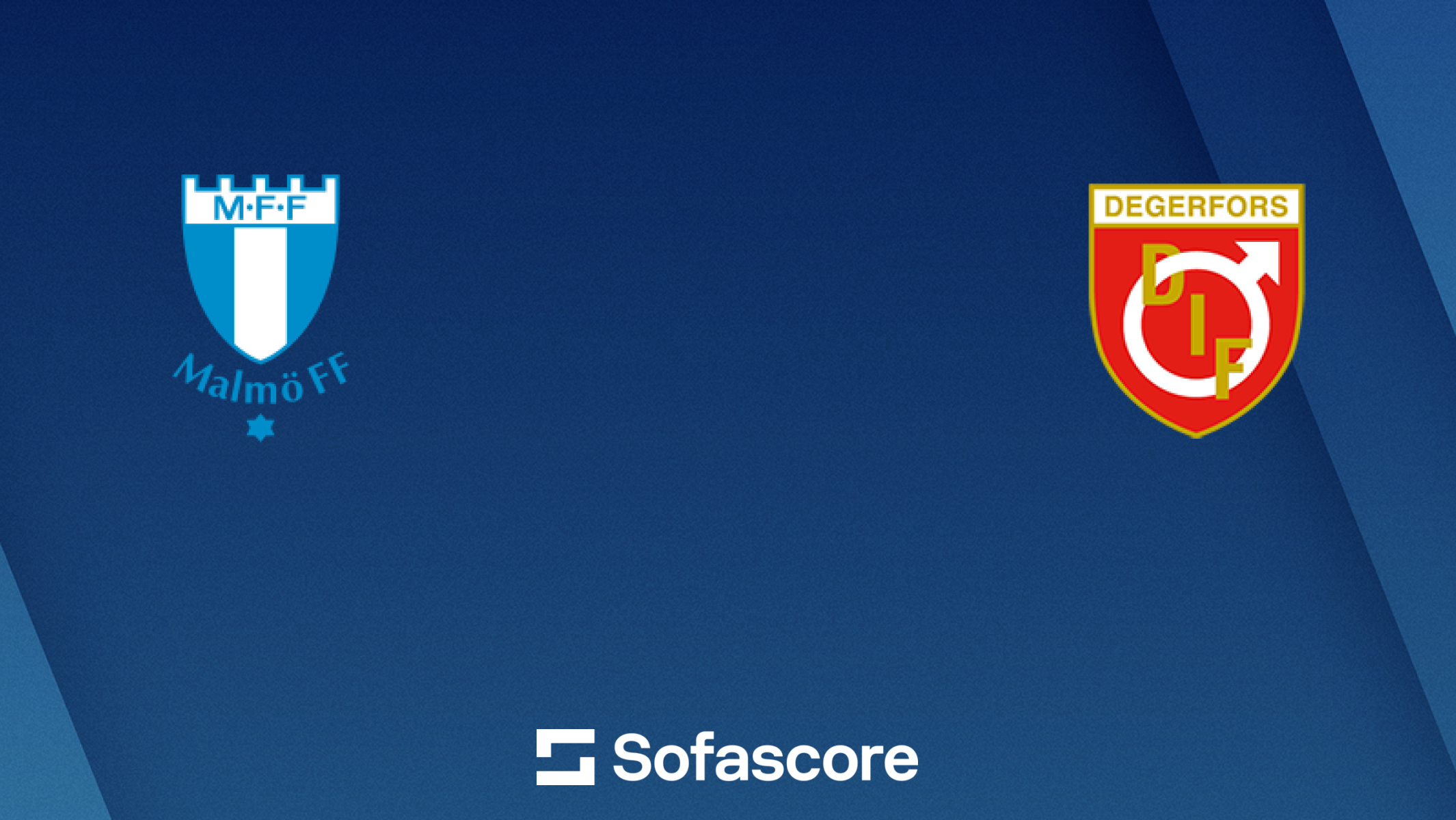 Malmö FF vs Degerfors IF live score, H2H and lineups | Sofascore