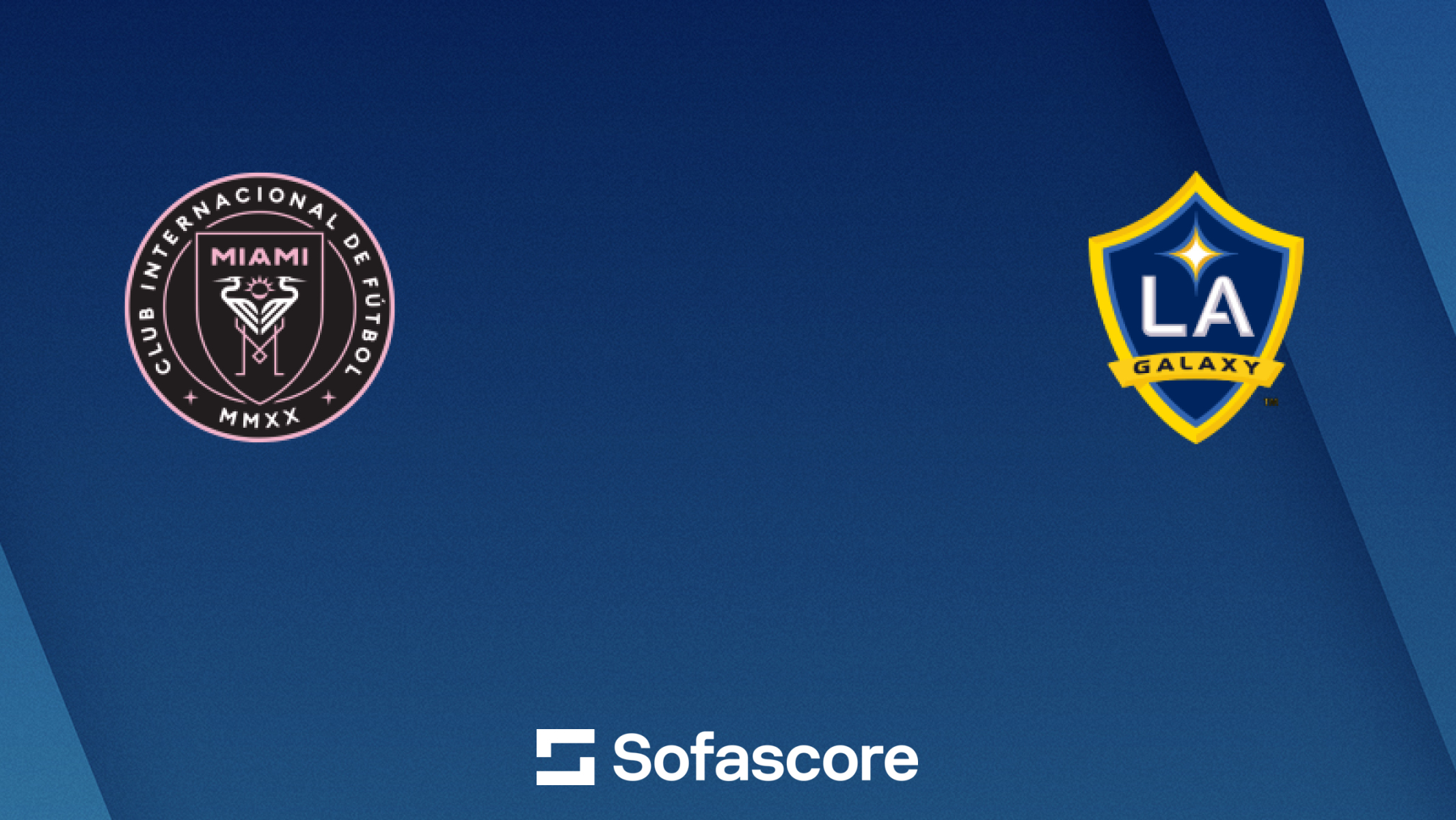 Inter Miami CF - LA Galaxy en vivo, resultados H2H | Sofascore