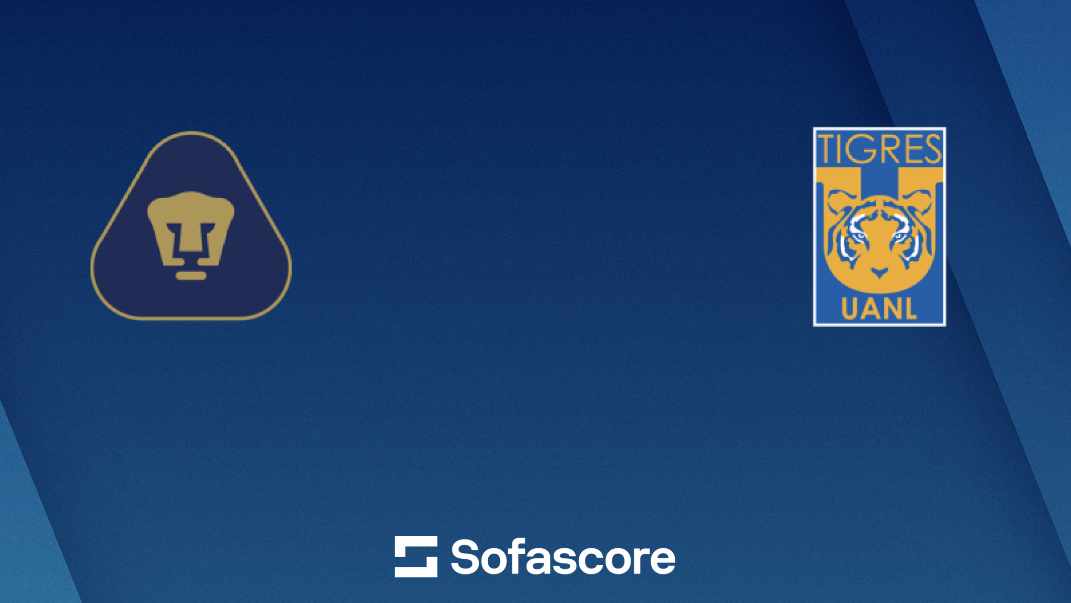 Pumas UNAM vs Tigres UANL live score, H2H and lineups | Sofascore