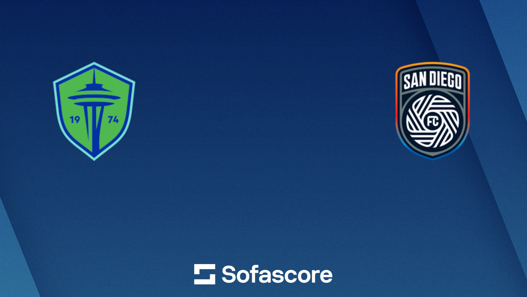 Seattle Sounders FC vs San Diego FC live score, H2H and lineups | Sofascore