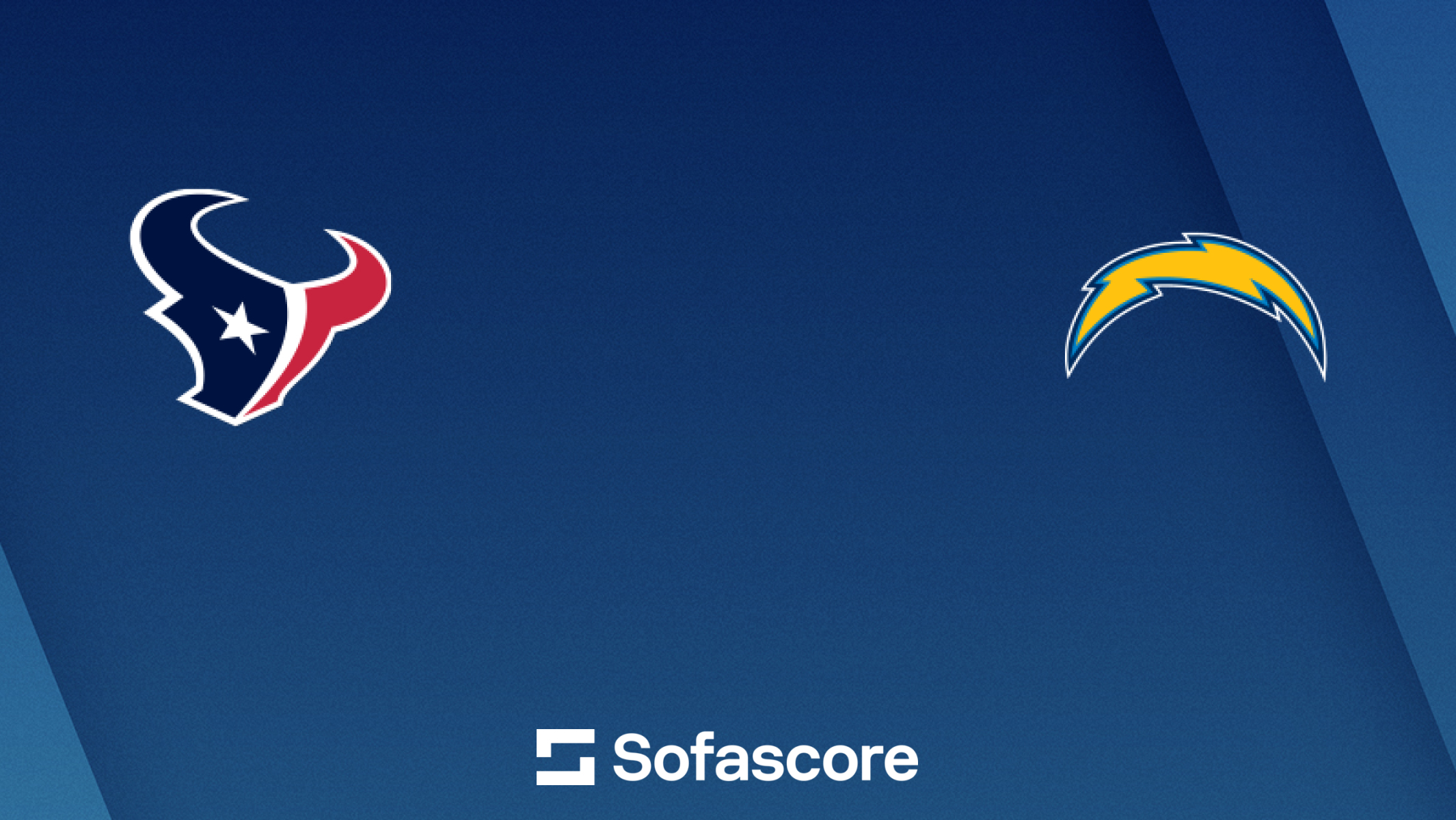 Texans vs Chargers live score & H2H | Sofascore