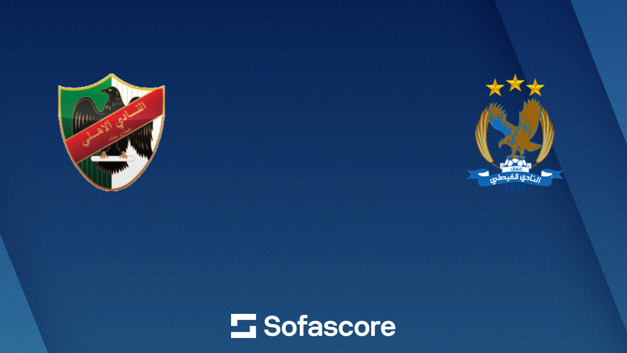 Al Ahli Jordan - Al Faisaly SC en vivo, resultados H2H | Sofascore