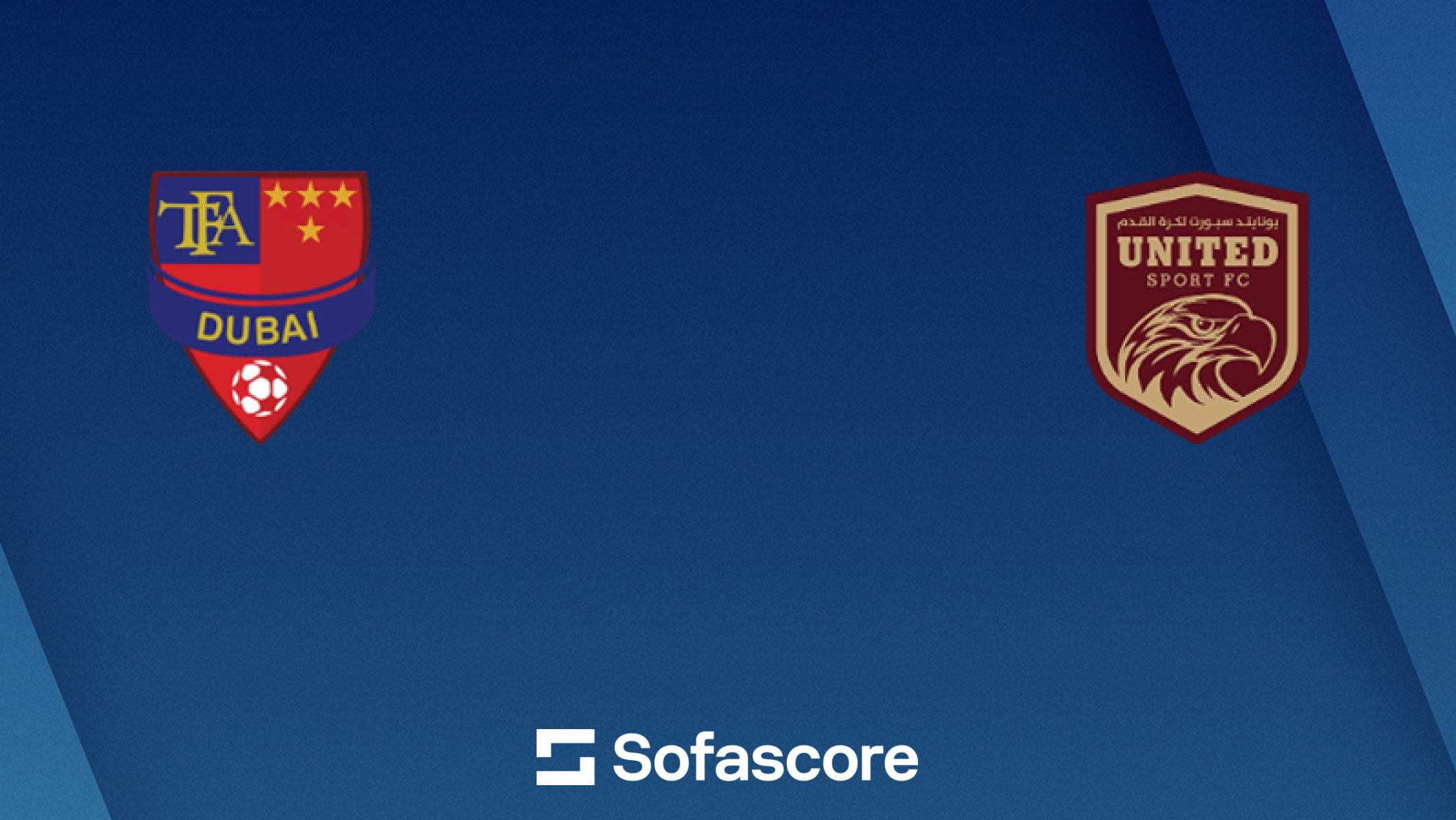 TFA Dubai vs United Sport FC live score, H2H and lineups | Sofascore