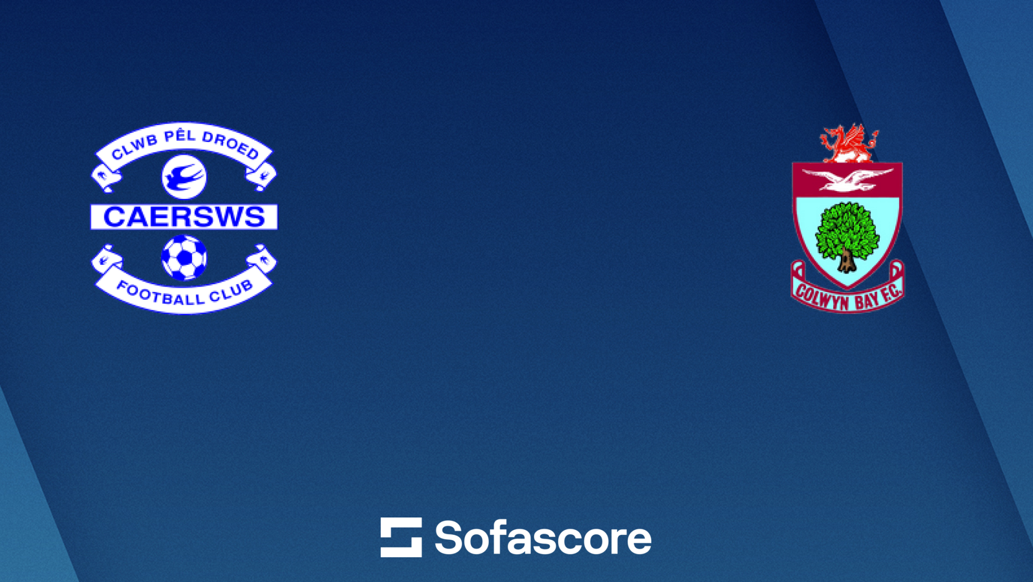 Caersws FC vs Colwyn Bay live score, H2H and lineups | Sofascore