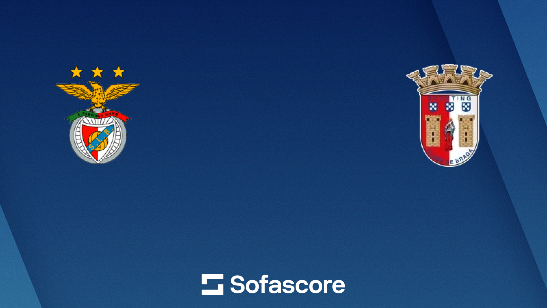 Benfica vs Sporting Braga live score, H2H and lineups | Sofascore