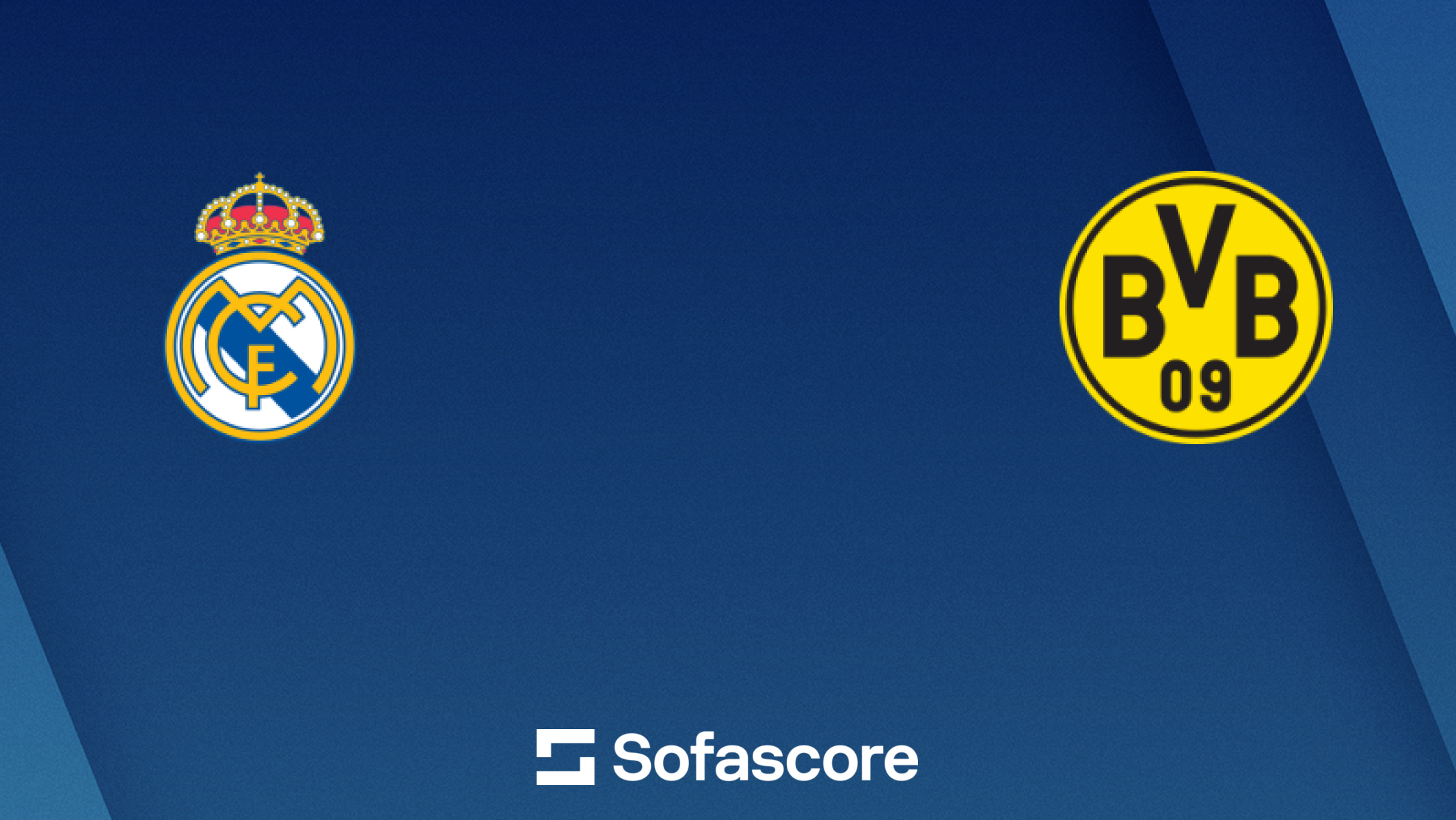 Real Madrid vs Borussia Dortmund live score, H2H and lineups | Sofascore