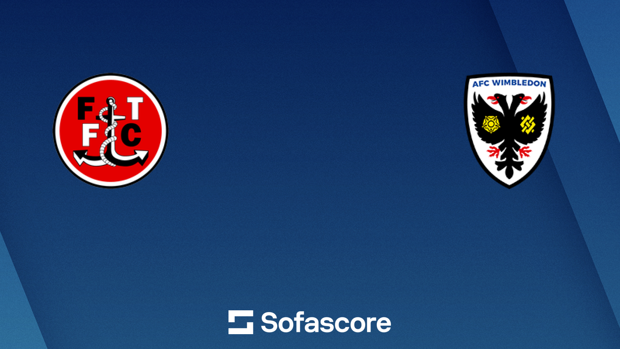 Fleetwood Town vs AFC Wimbledon live score, H2H and lineups | Sofascore