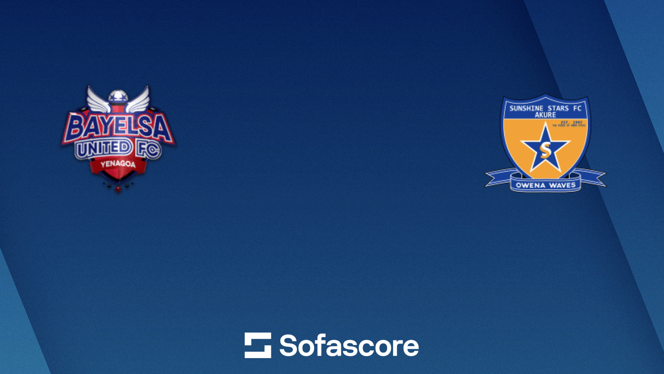 Bayelsa United FC vs Sunshine Stars live score, H2H and lineups | Sofascore