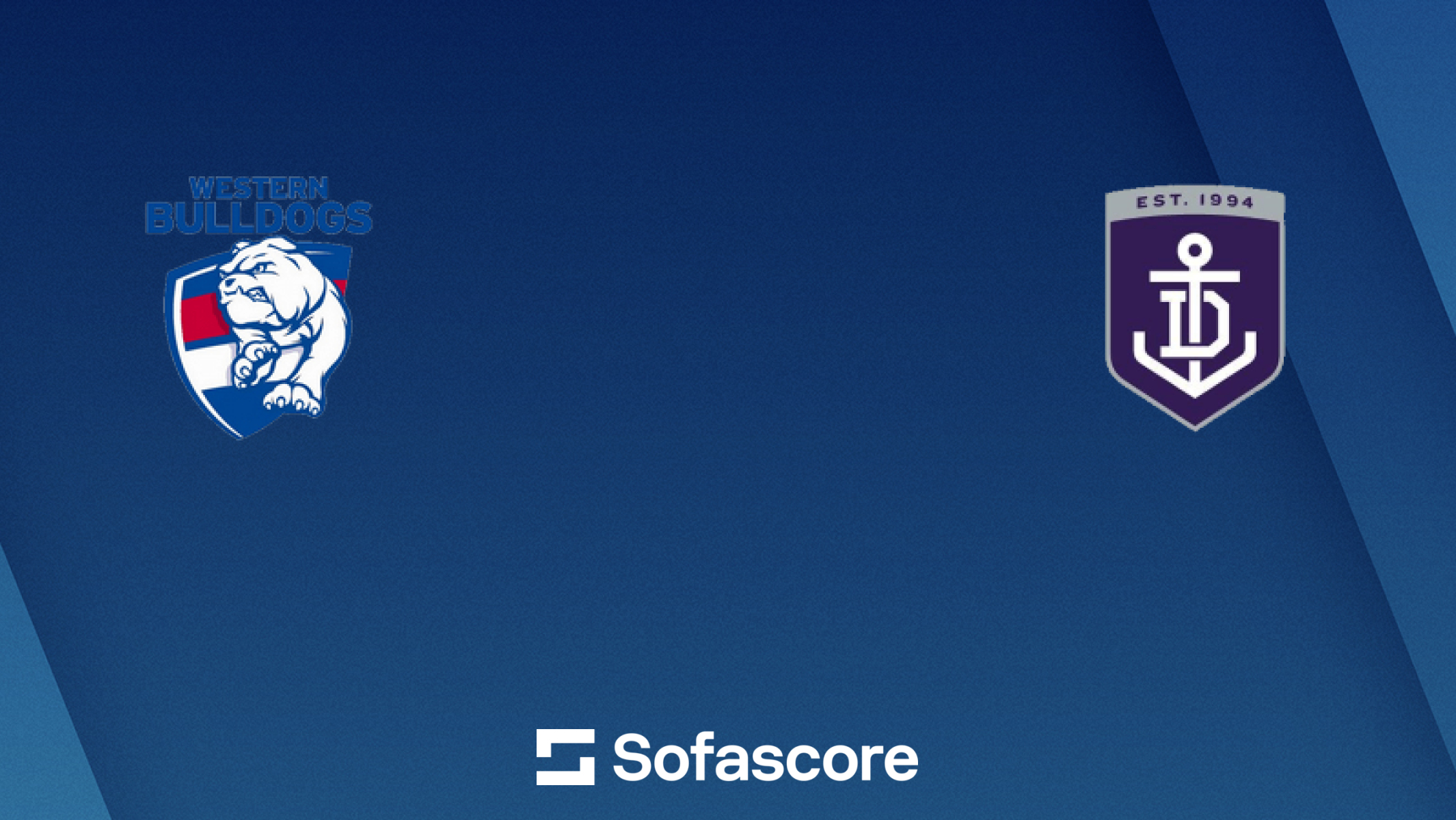 Western Bulldogs Fremantle Dockers live score and H2H results - Sofascore
