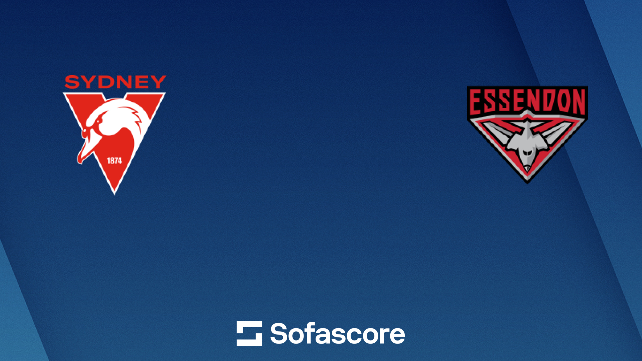 Sydney Swans Essendon Bombers live score, video stream and H2H results ...