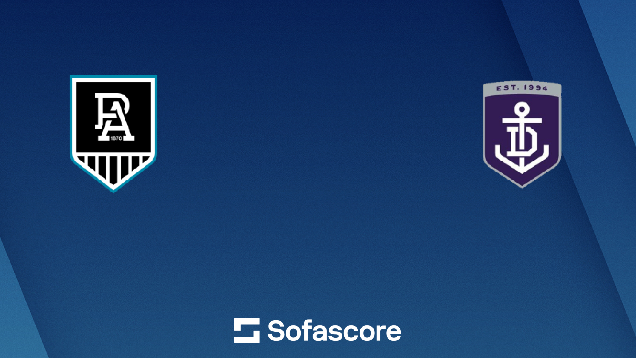 Port Adelaide Power Fremantle Dockers live score and H2H results ...