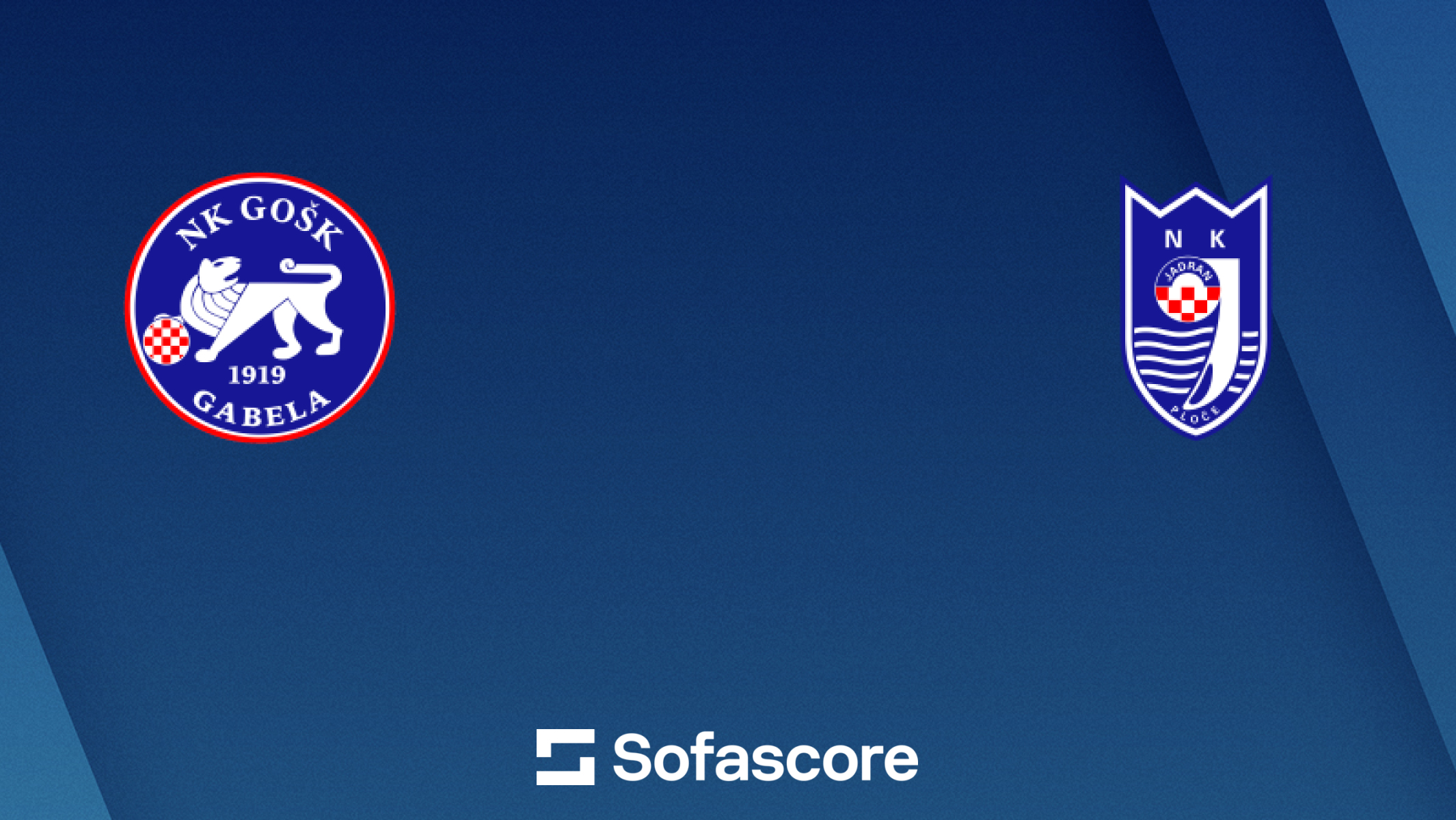 GOŠK Gabela vs NK Jadran Luka Ploče live score, H2H and lineups | Sofascore