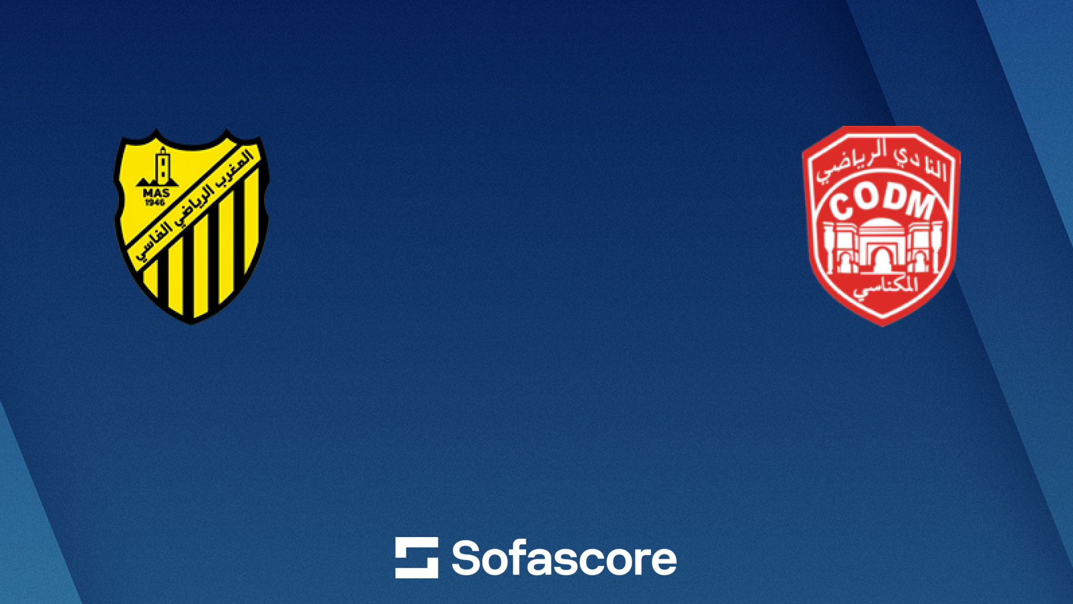 MAS de Fès vs CODM Meknès live score, H2H and lineups | Sofascore