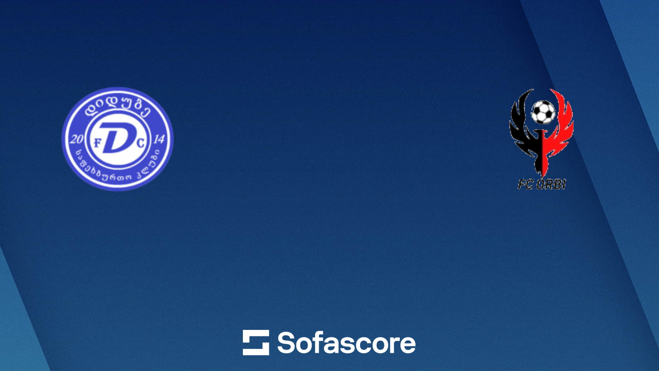 Didube 2014 vs FC ORBI live score, H2H and lineups | Sofascore