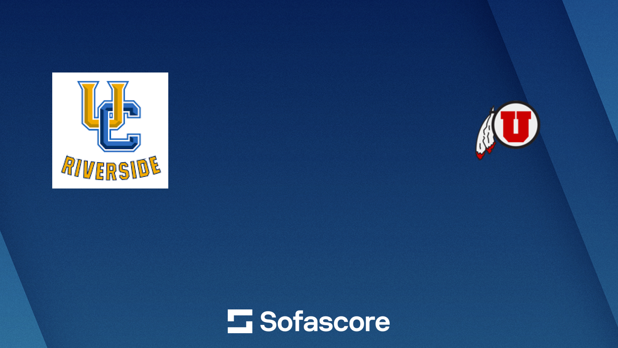 UC Riverside Highlanders Utah Utes live score and H2H results - Sofascore