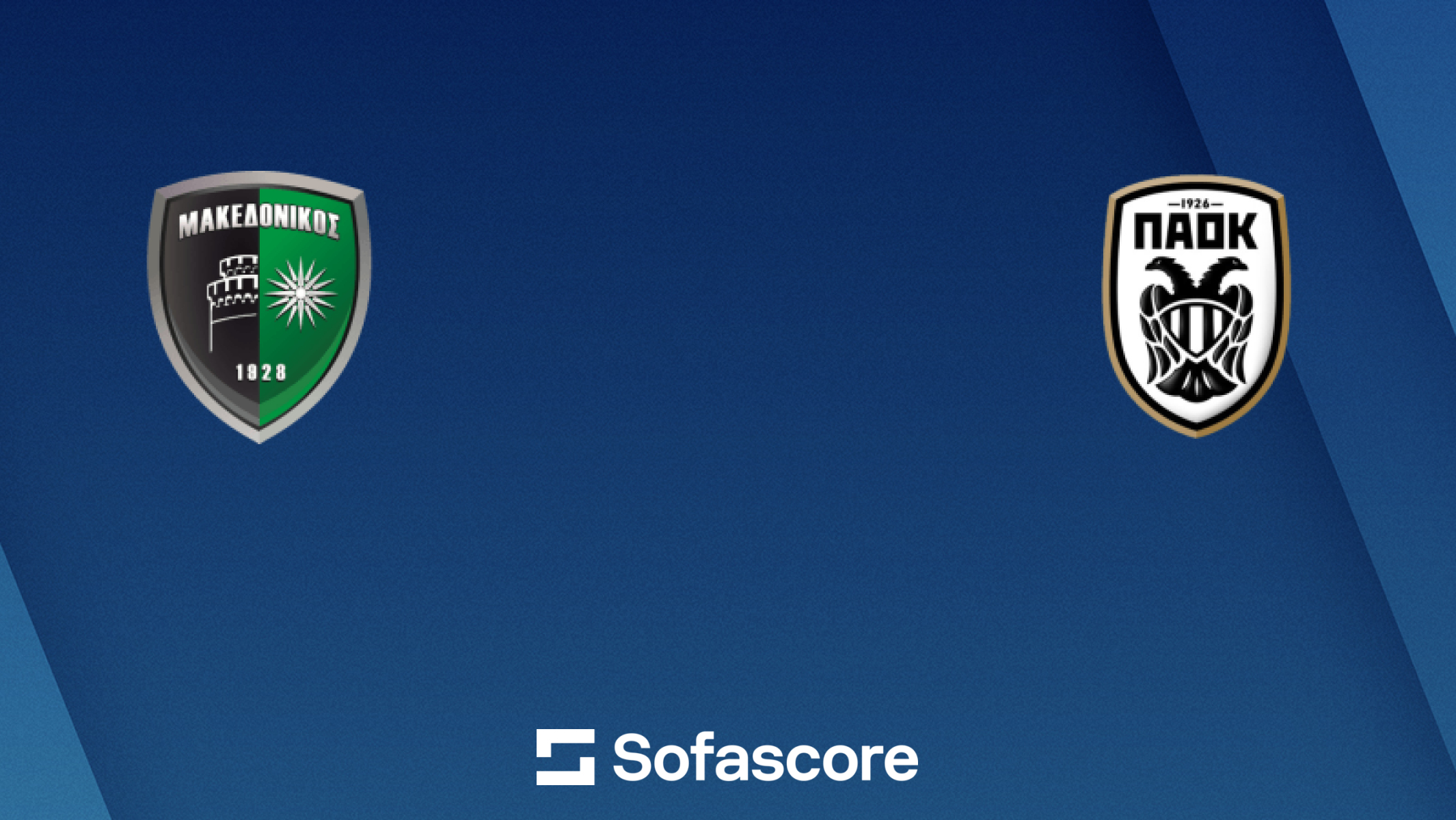 AS Makedonikos Neapolis vs PAOK B live score, H2H and lineups | Sofascore