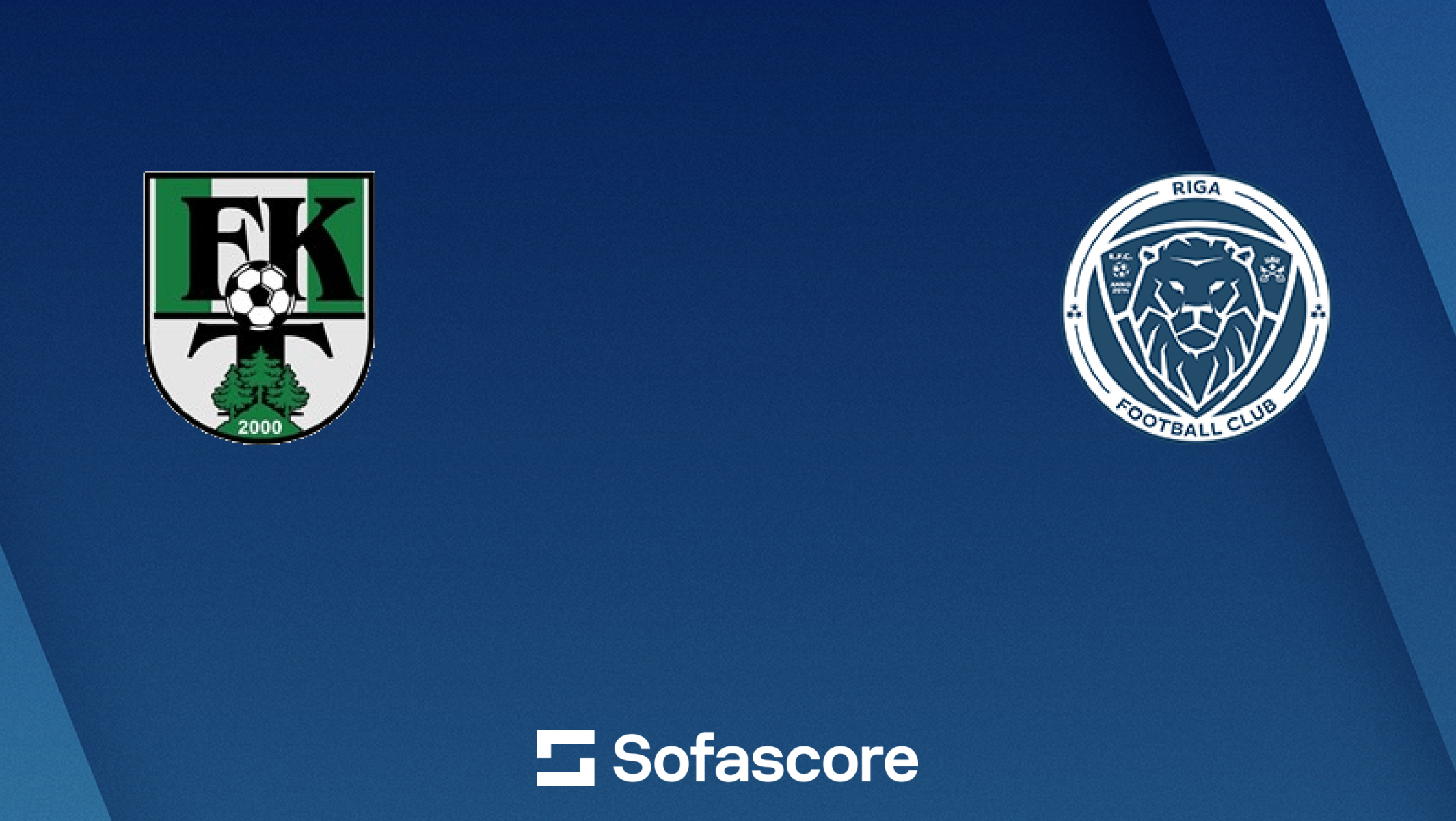 FK Tukums 2000 x Riga FC placar ao vivo, H2H e escalações | Sofascore