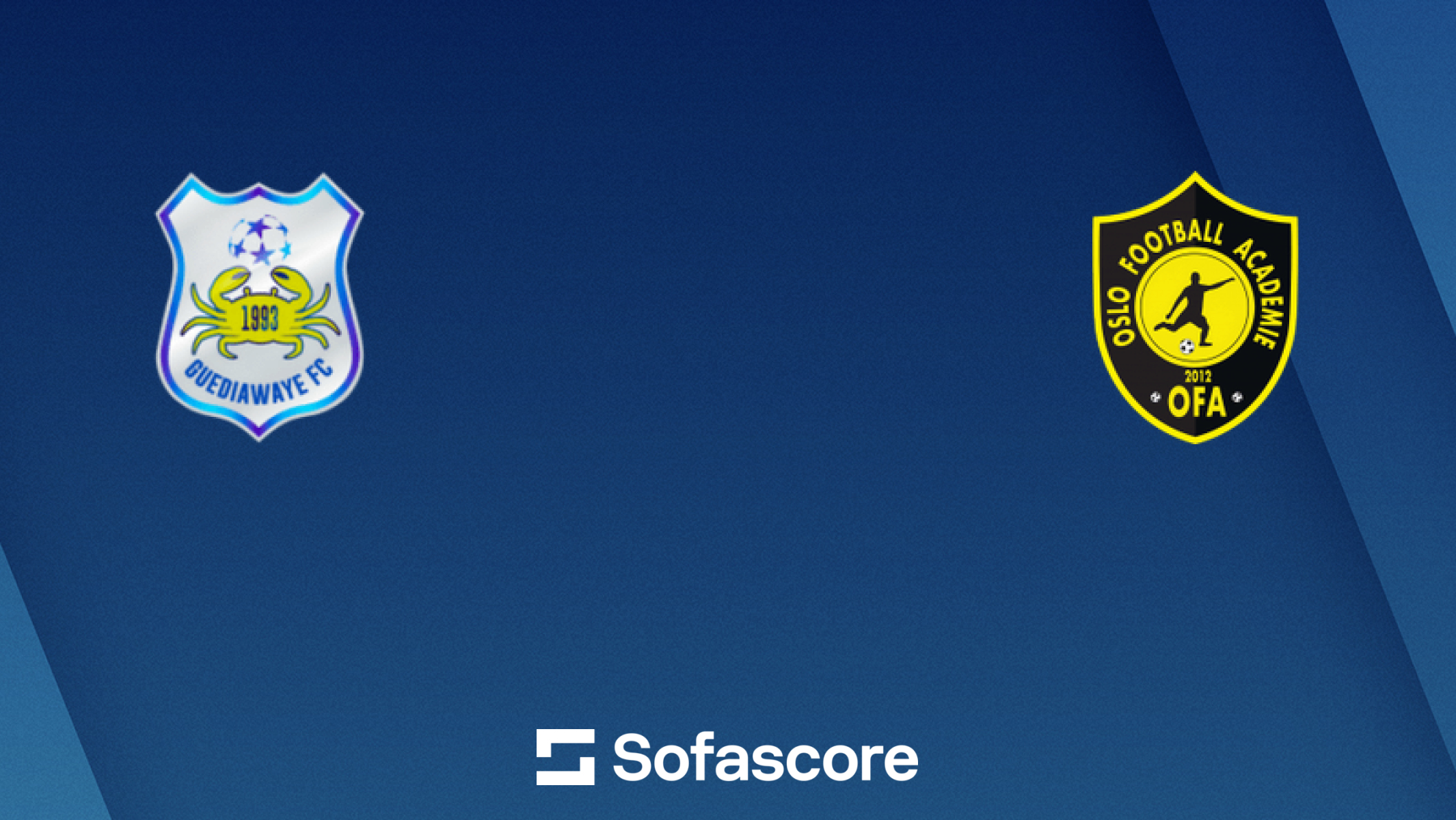 Guediawaye FC vs Oslo FA live score, H2H and lineups | Sofascore