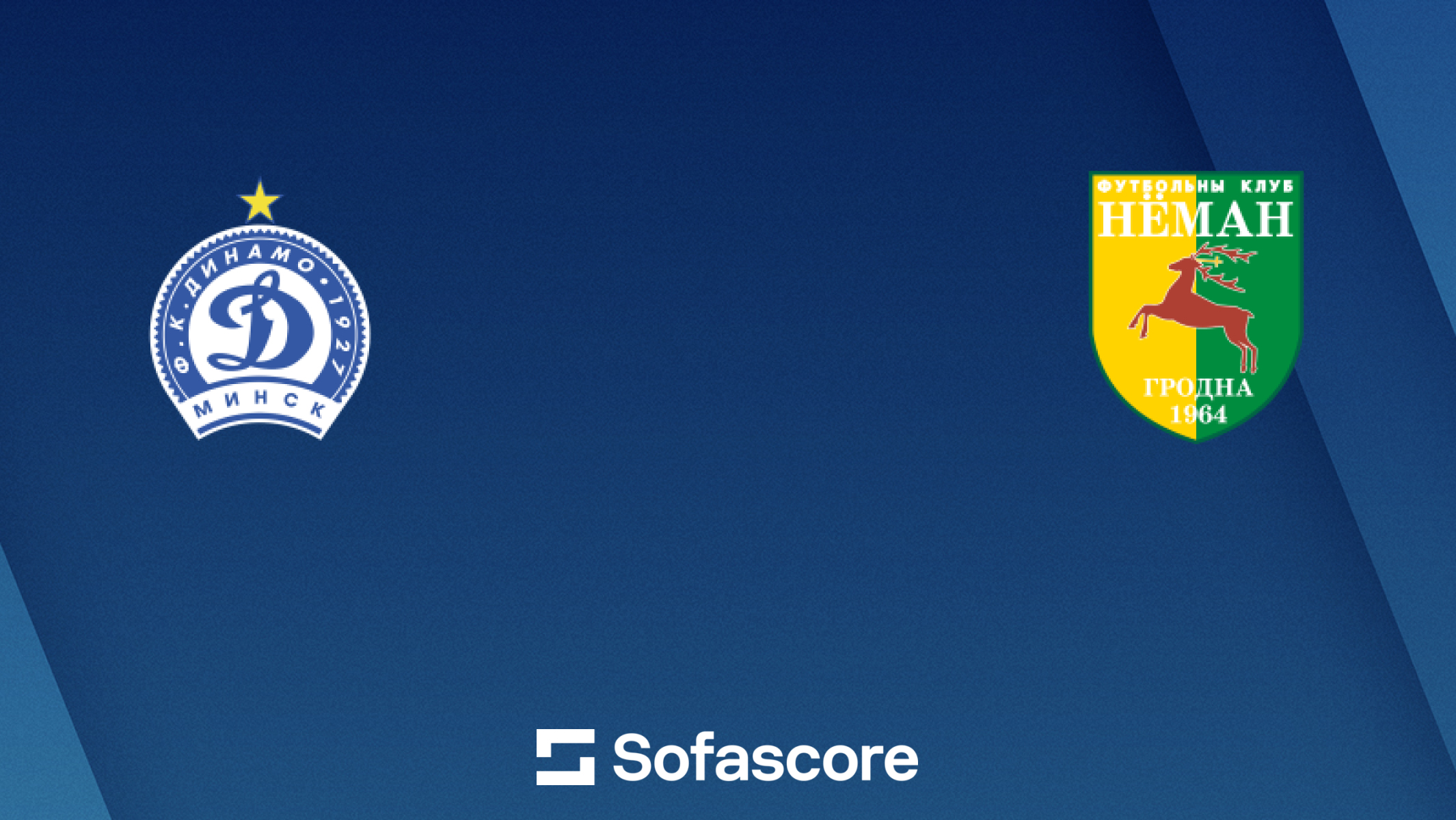 Dinamo Minsk vs Neman Grodno live score, H2H and lineups | Sofascore