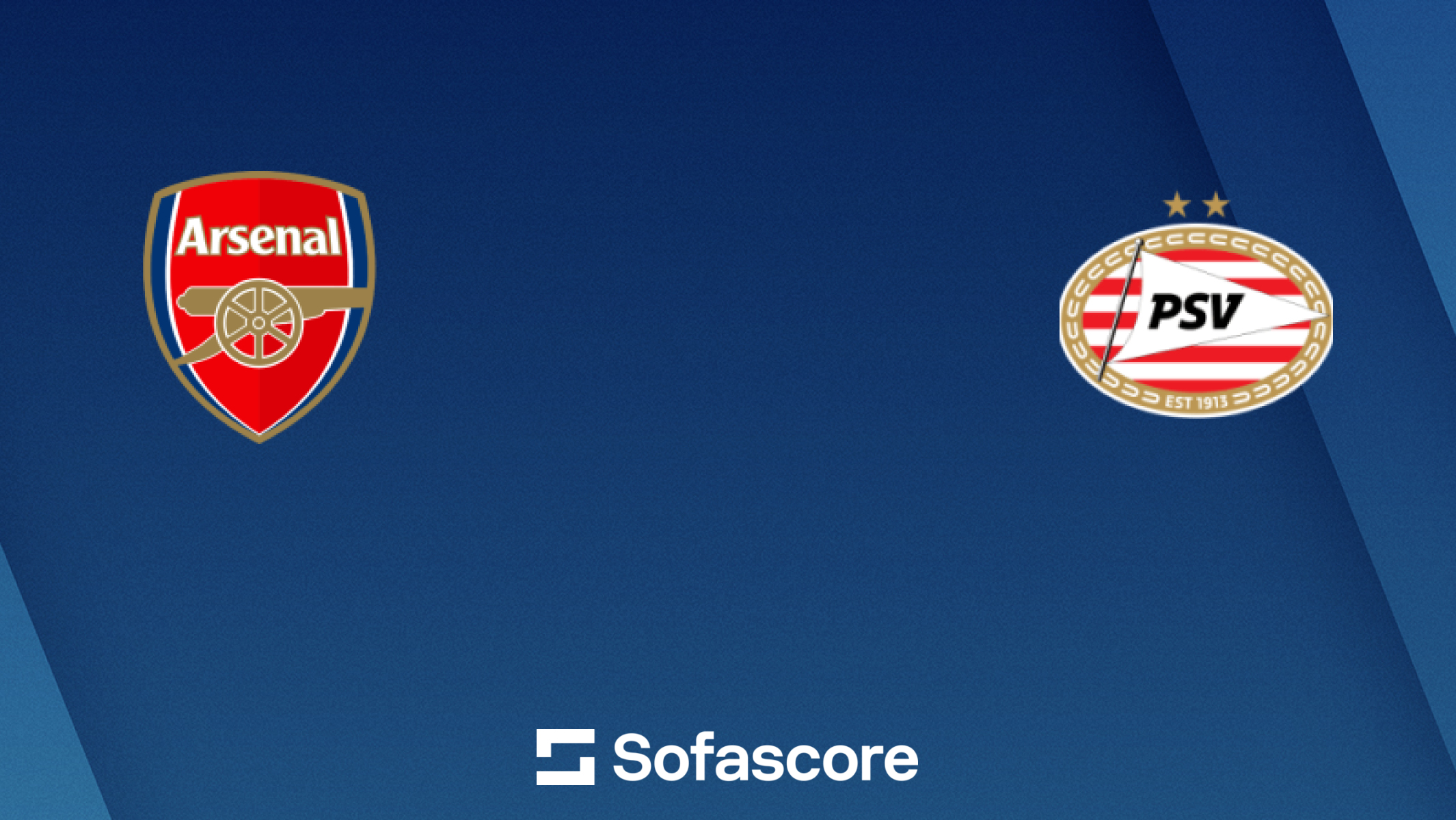 Arsenal vs PSV Eindhoven live score, H2H and lineups | Sofascore