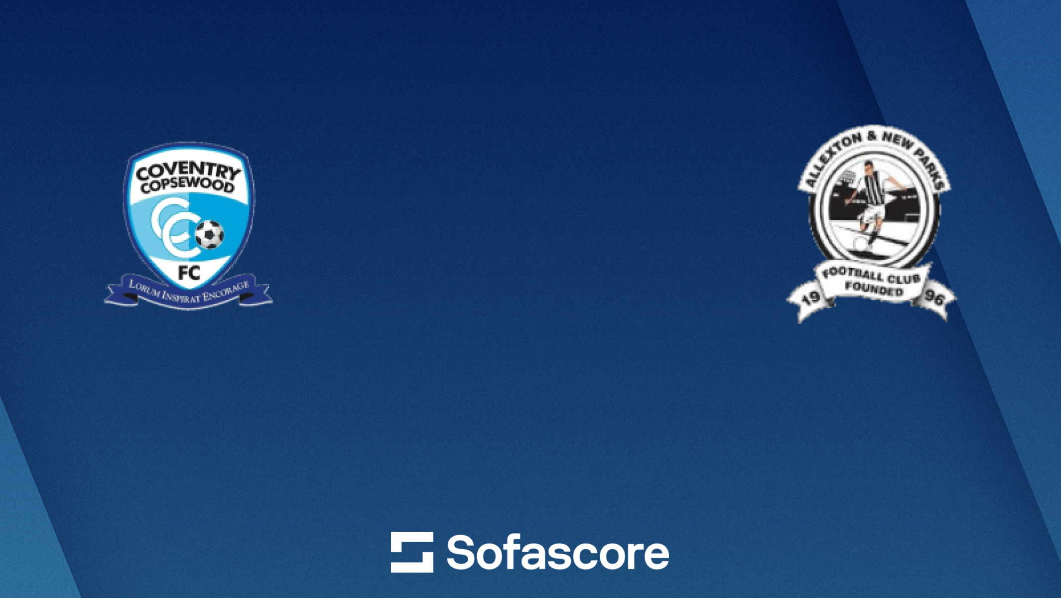 Coventry Copsewood FC vs Allexton & New Parks live score, H2H and ...