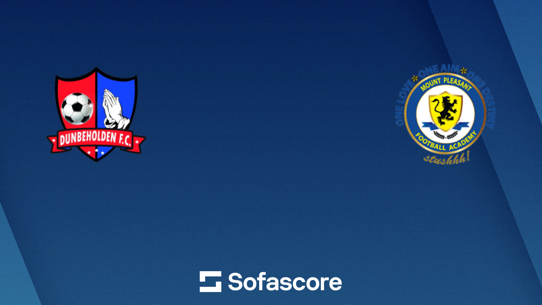 Dunbeholden FC vs Mount Pleasant FA live score, H2H and lineups | Sofascore