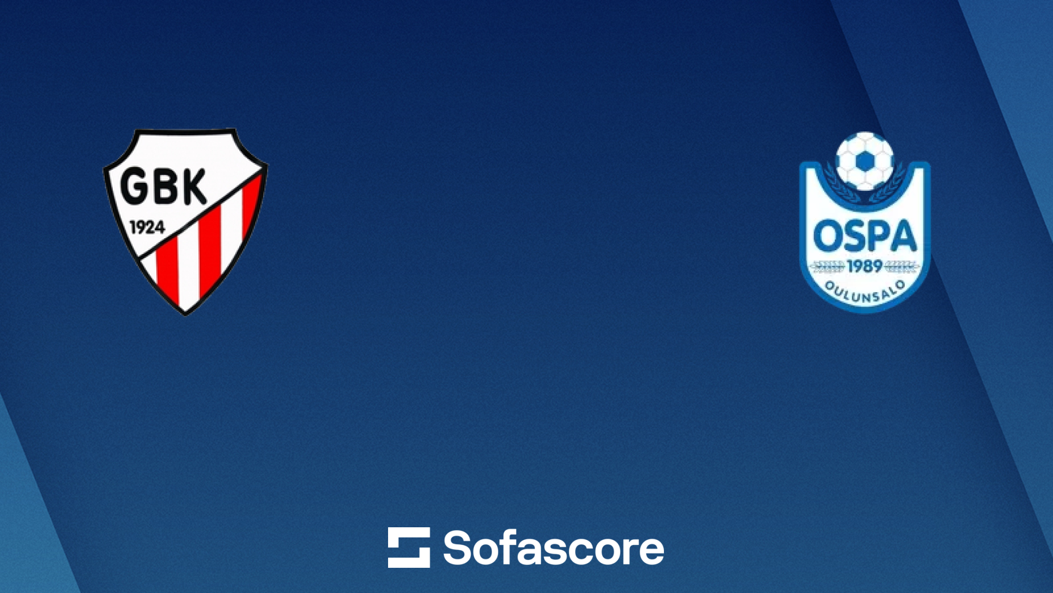 GBK Kokkola vs Oulunsalon Pallo live score, H2H and lineups | Sofascore