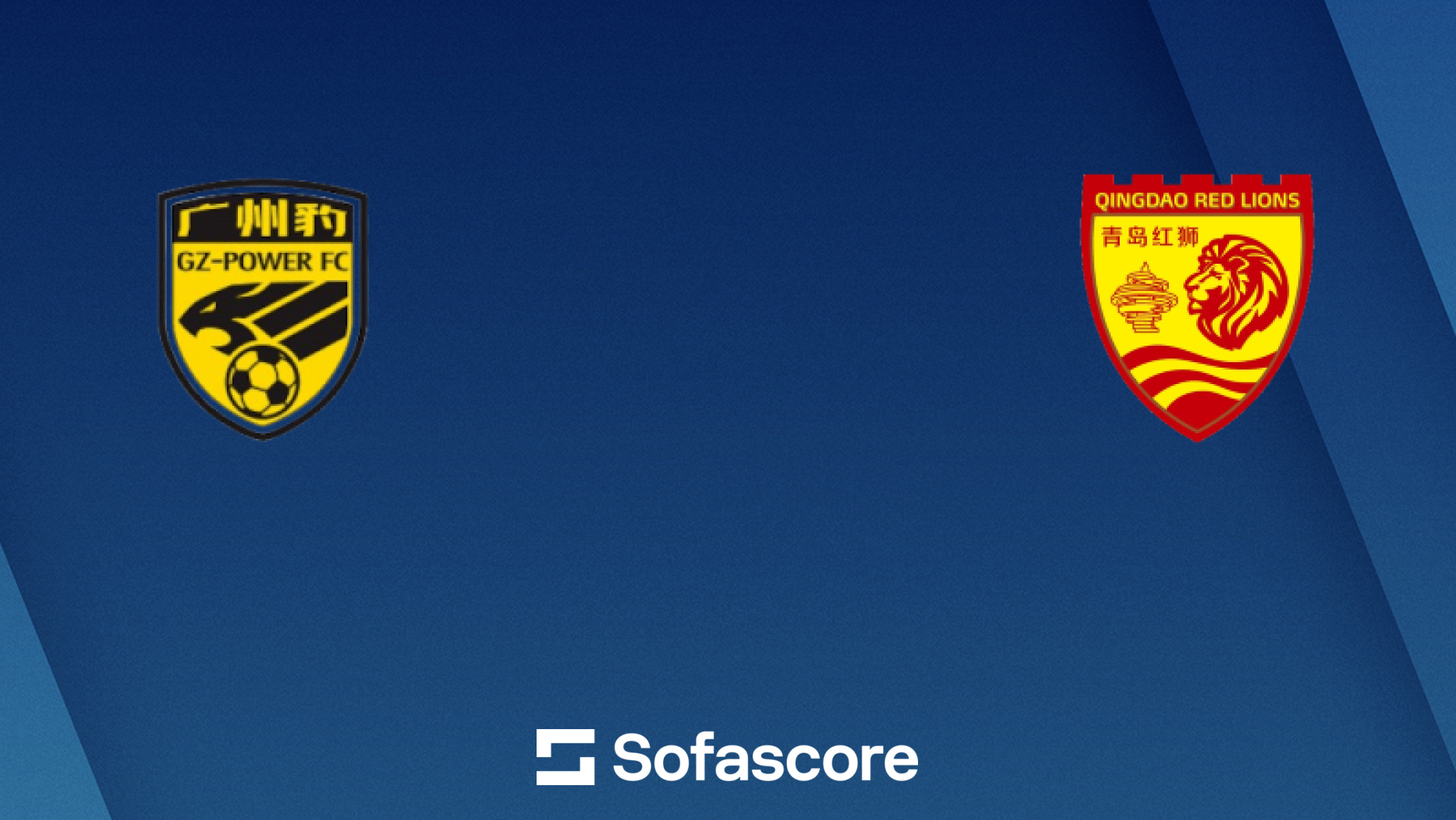 Guangzhou E-Power FC - Qingdao Red Lions en vivo, resultados H2H | Sofascore