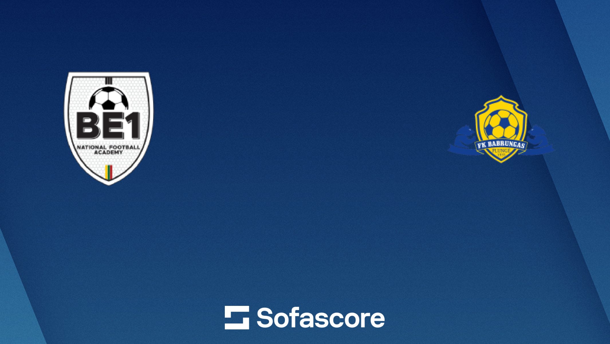 BE1 NFA vs FK Babrungas Plungė live score, H2H and lineups | Sofascore