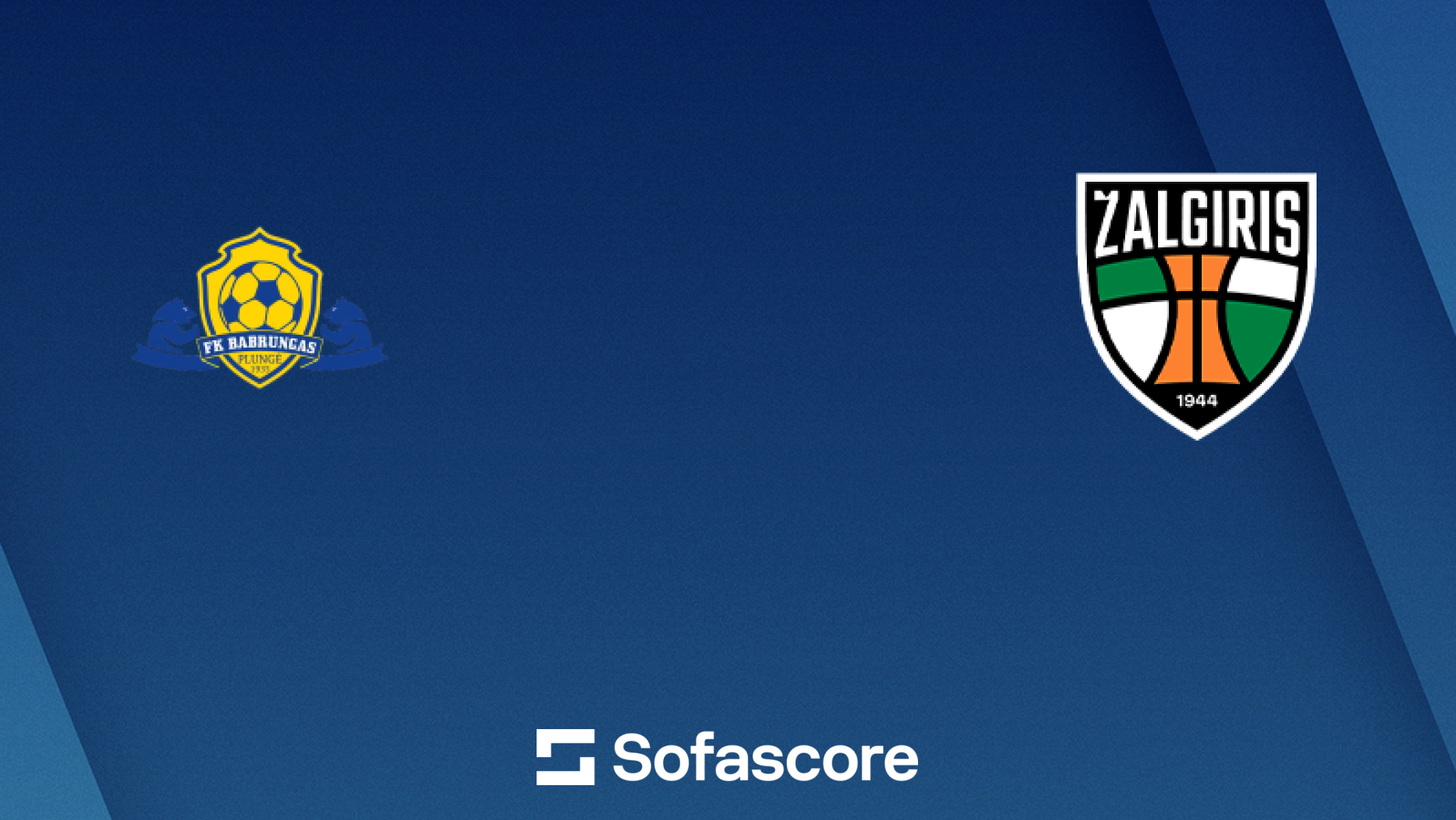 FK Babrungas Plungė - FK Kauno Zalgiris B scores en direct, face-à-face et compositions | Sofascore