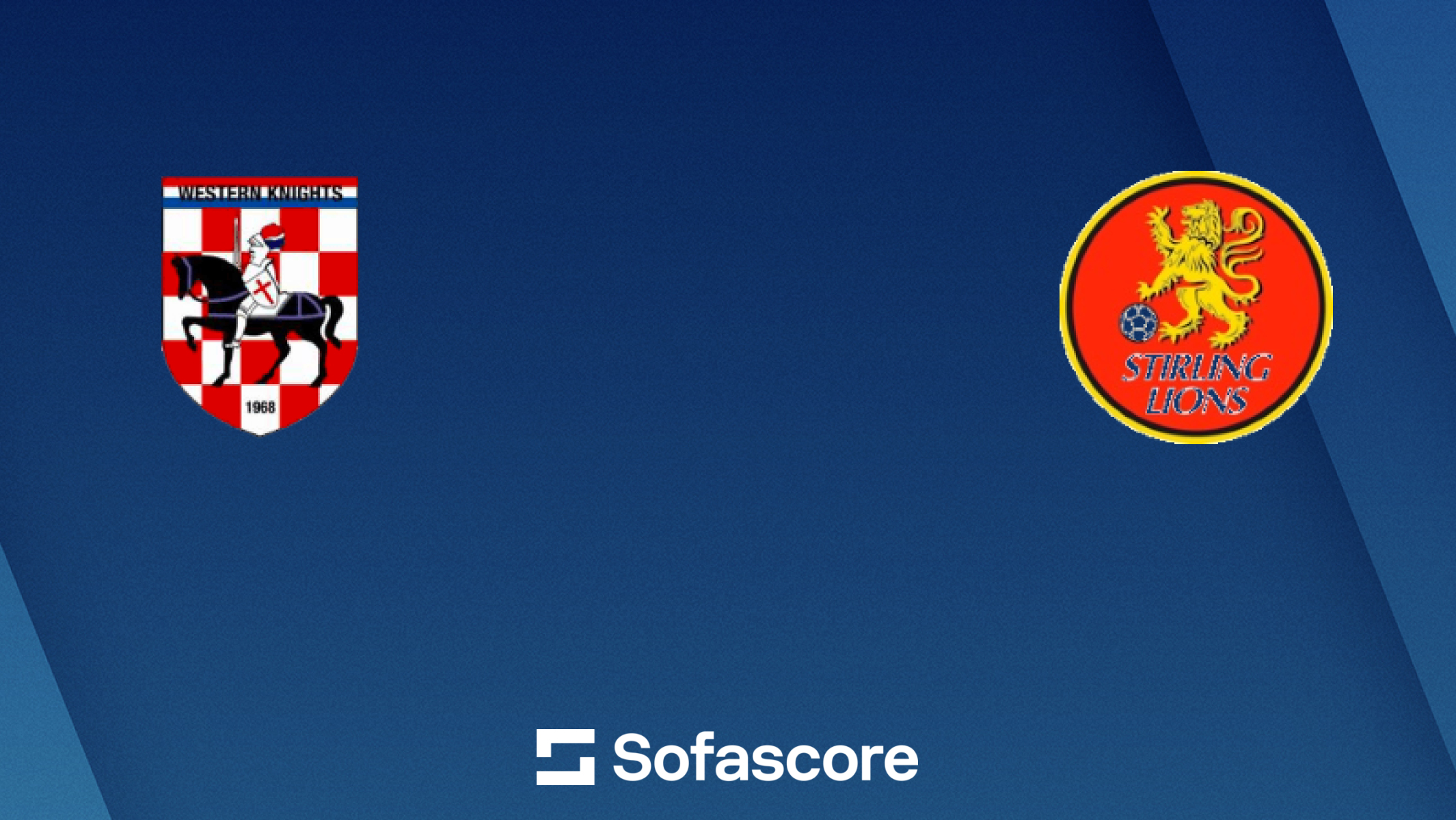 Western Knights vs Stirling Lions live score, H2H and lineups | Sofascore