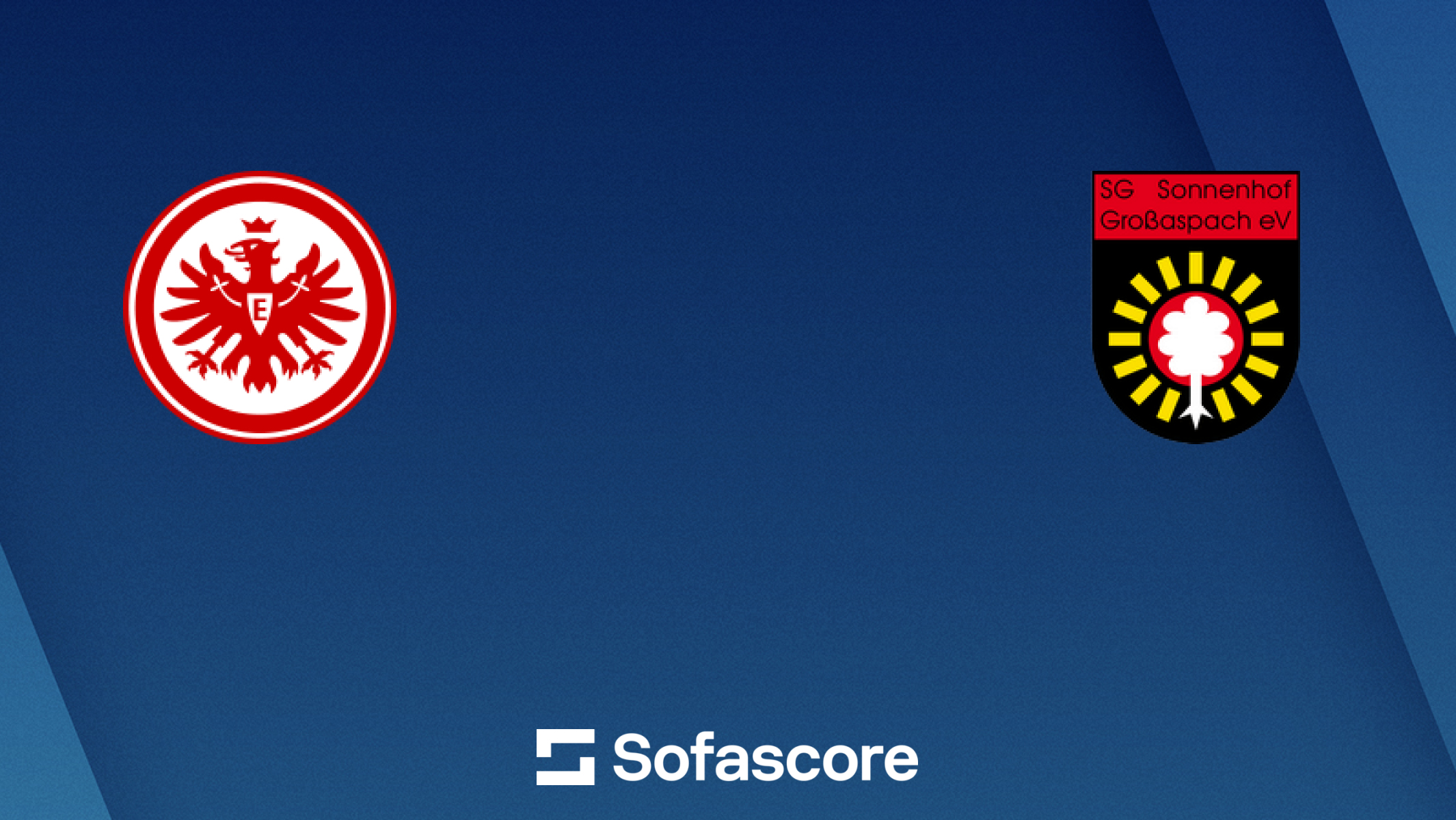 Eintracht Frankfurt vs SG Sonnenhof Großaspach live score, H2H and ...