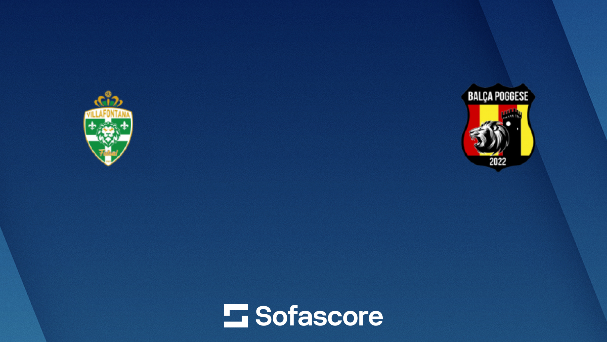 A.S.D. Polisportiva Villafontana A.S.D. Balca Poggese live score, video stream and H2H results ...