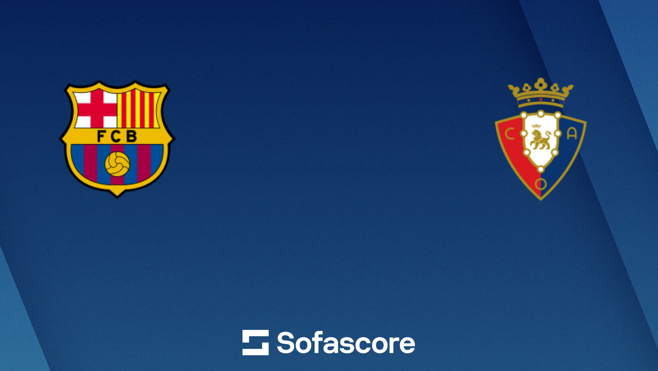 Barcelona vs Osasuna resultados en vivo, H2H y alineaciones | Sofascore