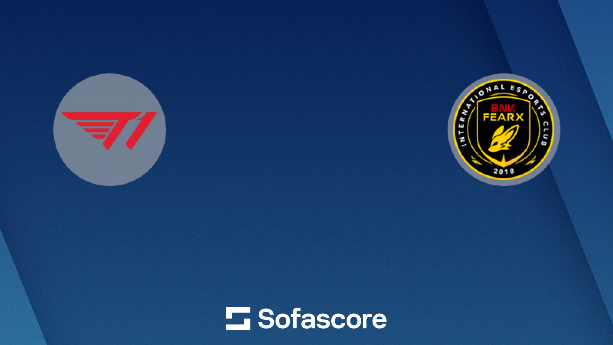 T1 – BNK FEARX - Live score | Sofascore