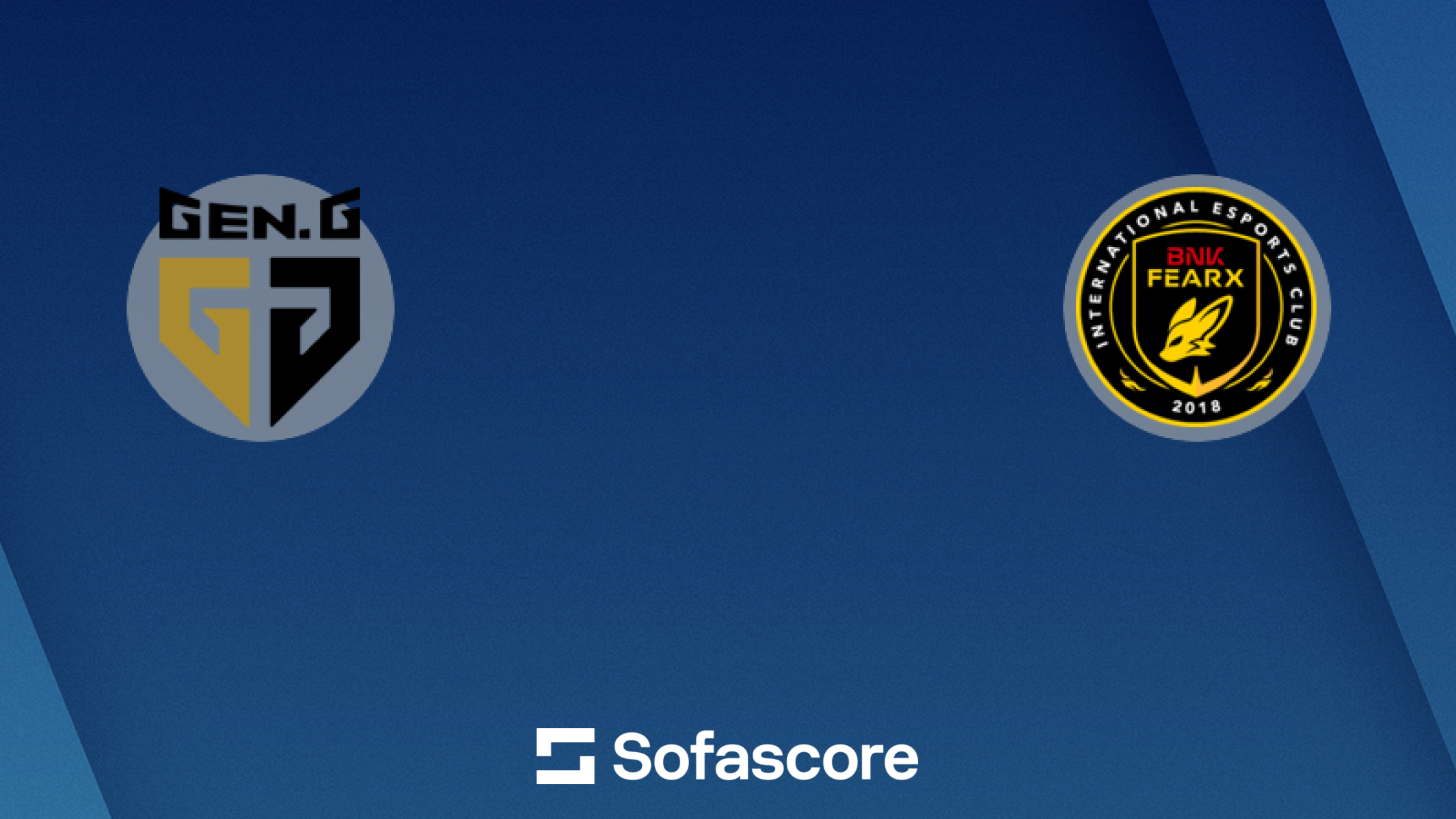 Gen.G – BNK FEARX - Live score | Sofascore