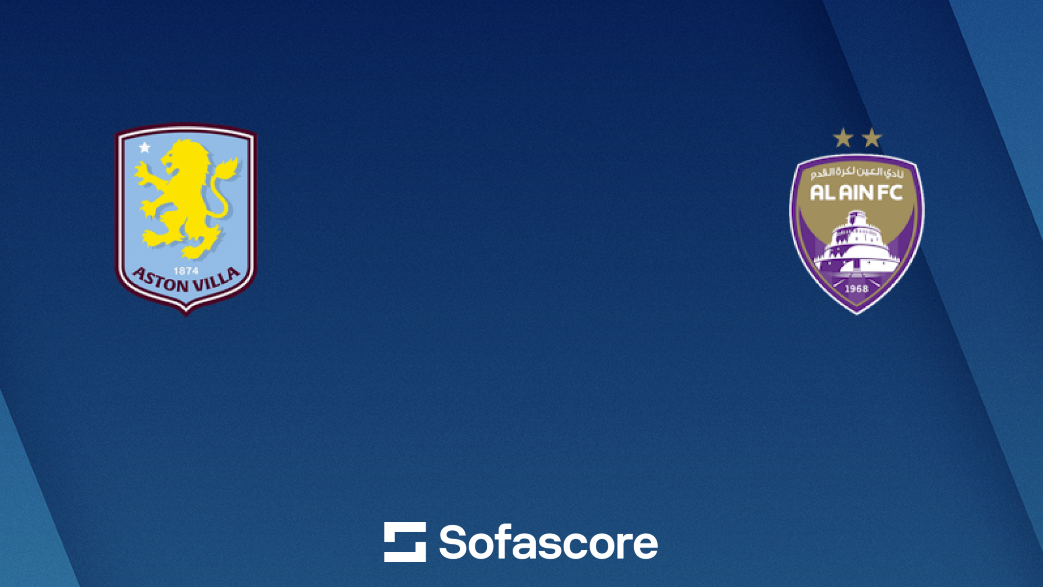 Aston Villa vs Al-Ain live score, H2H and lineups | Sofascore