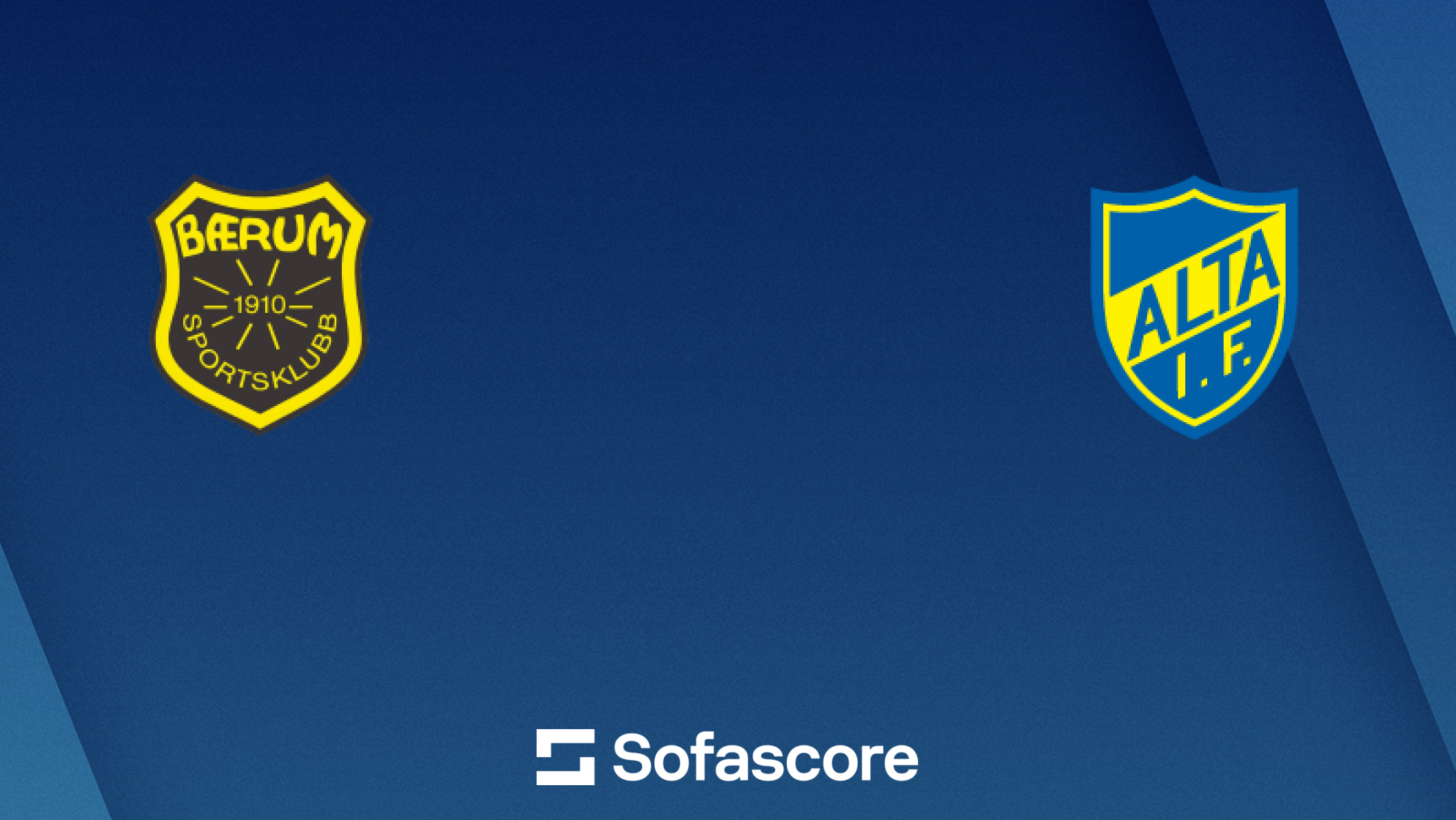 Bærum SK vs Alta IL II live score, H2H and lineups | Sofascore