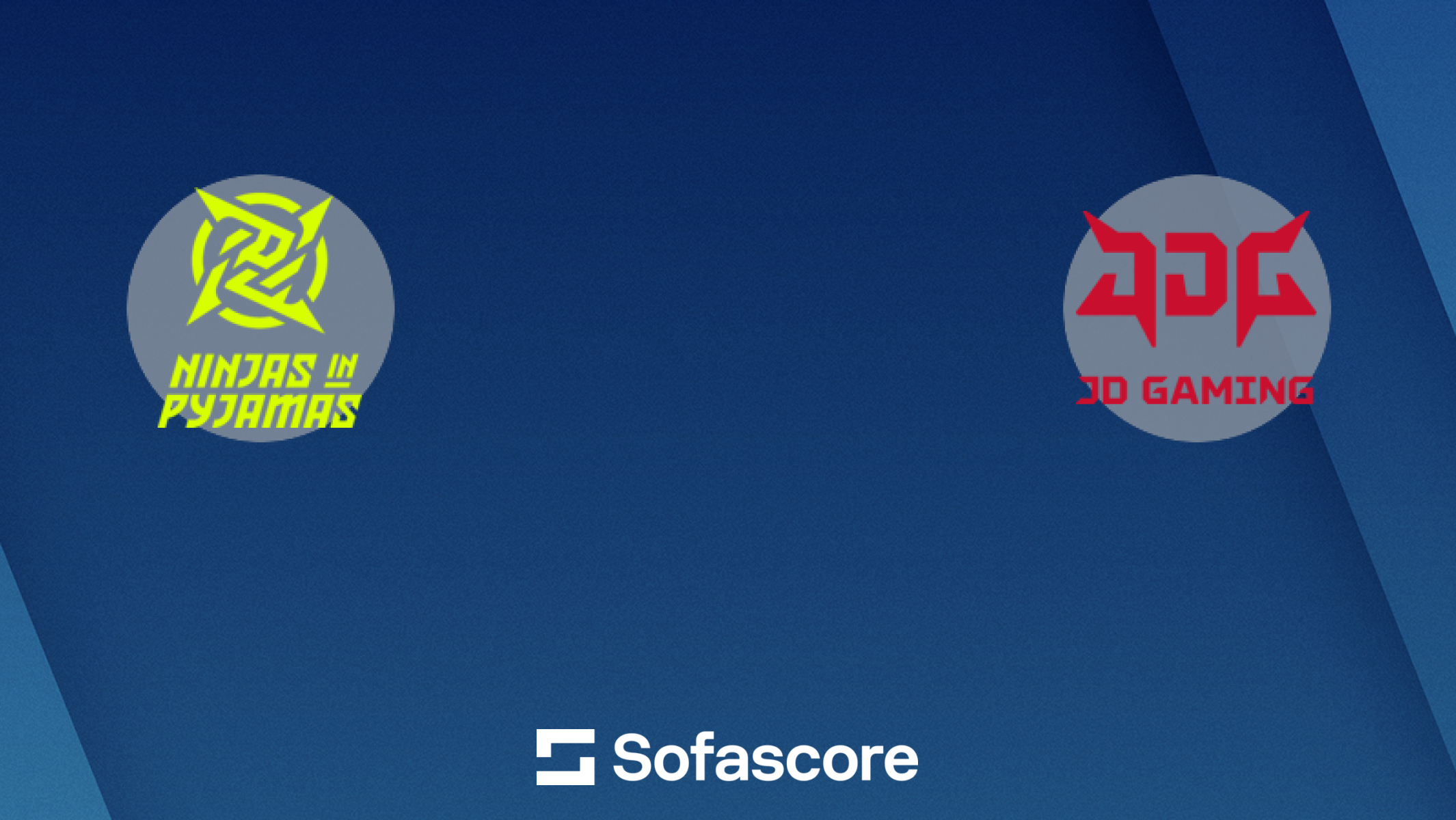 Ninjas in Pyjamas – JD Gaming - Live score | Sofascore