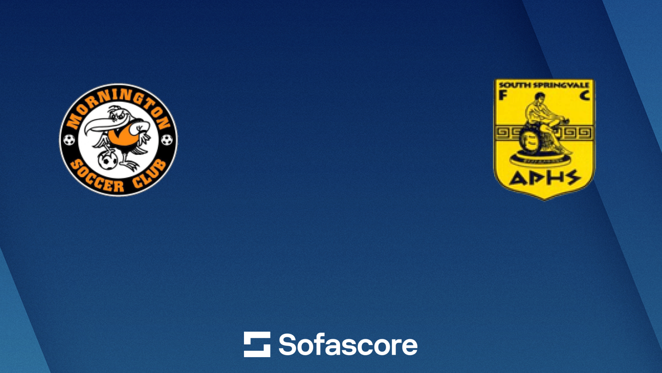 Mornington vs South Springvale SC live score, H2H and lineups | Sofascore