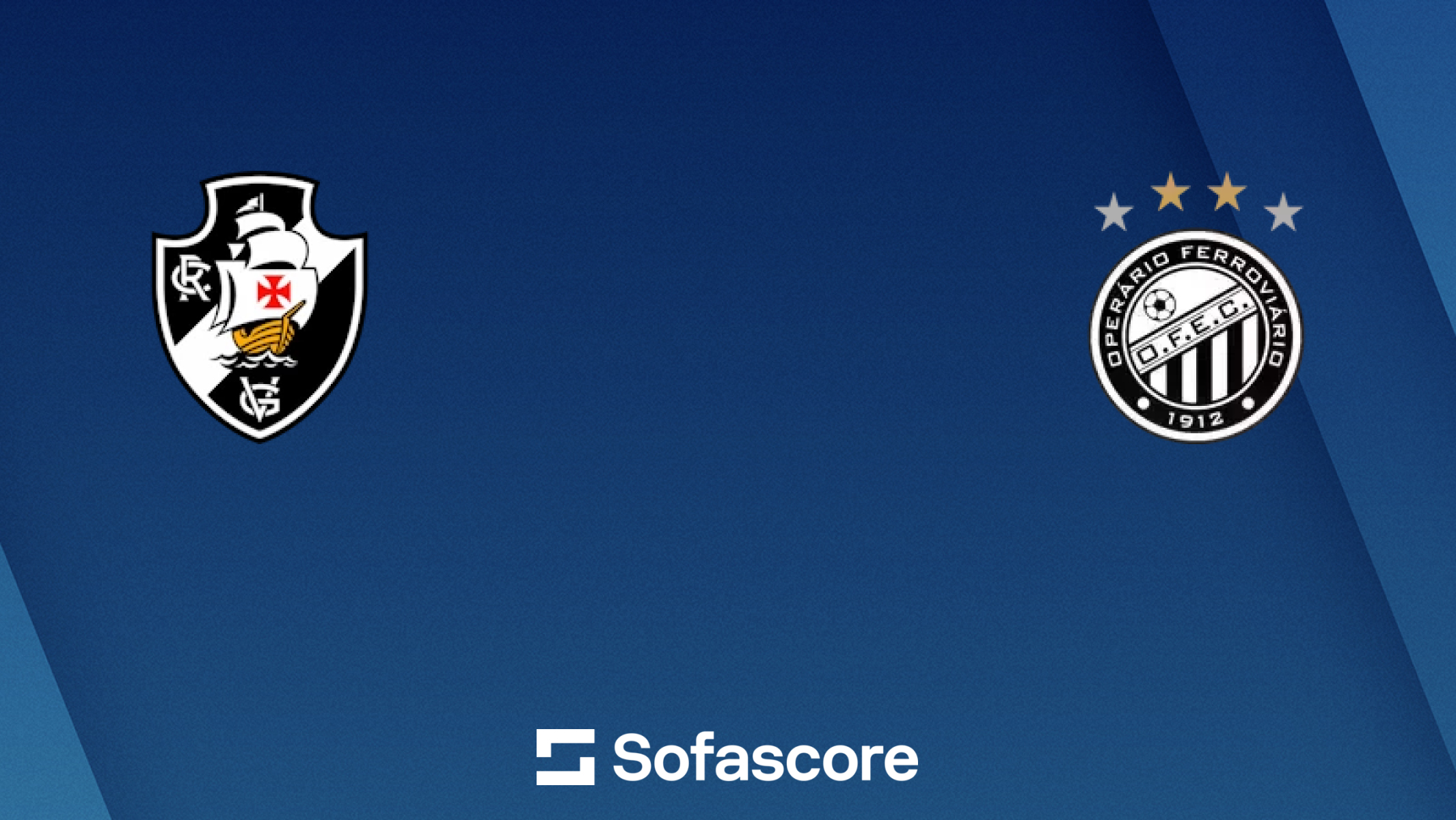 Vasco da Gama x Operário-PR placar ao vivo, H2H e escalações | Sofascore