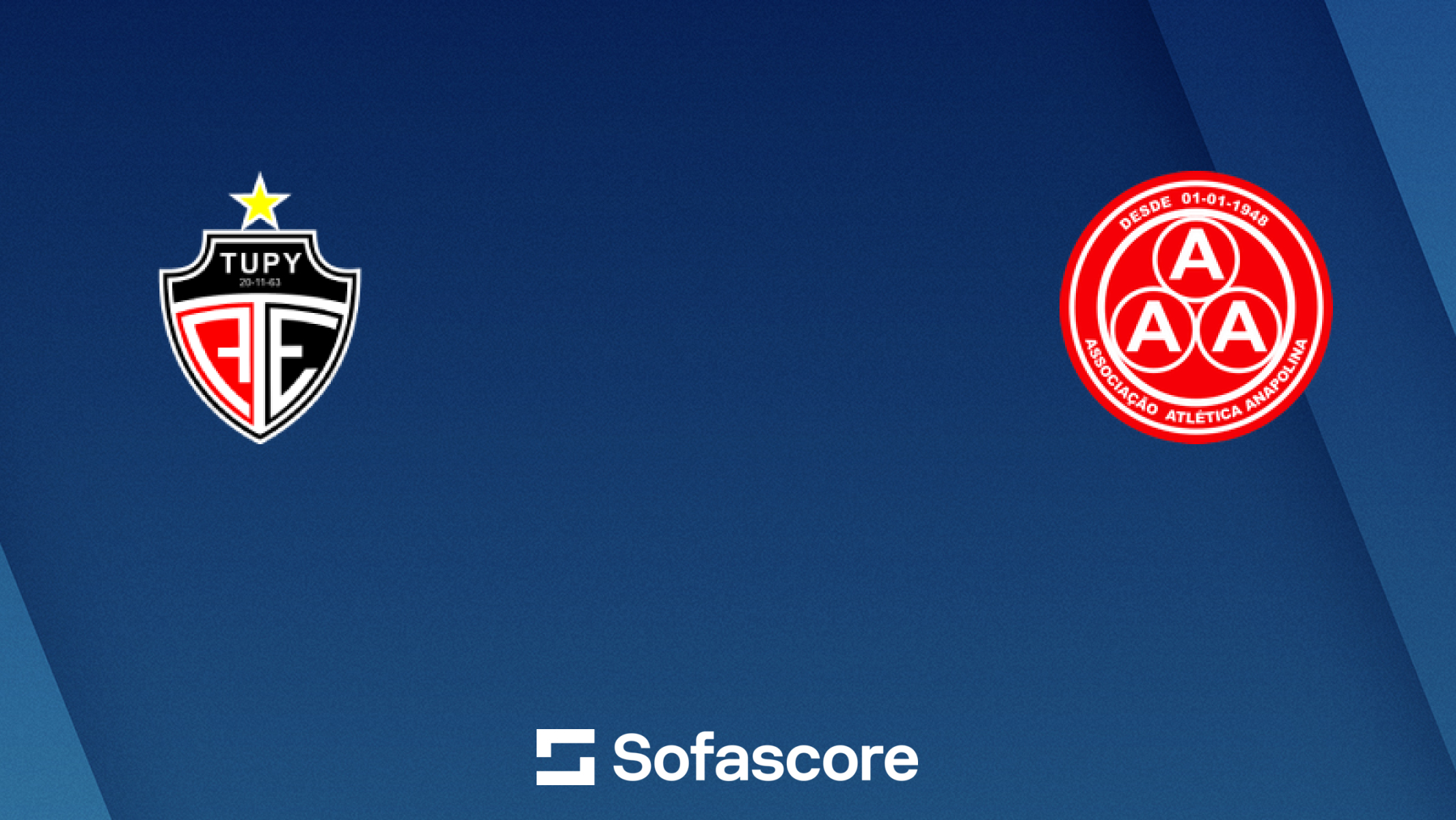 Tupy-GO x Anapolina placar ao vivo, H2H e escalações | Sofascore